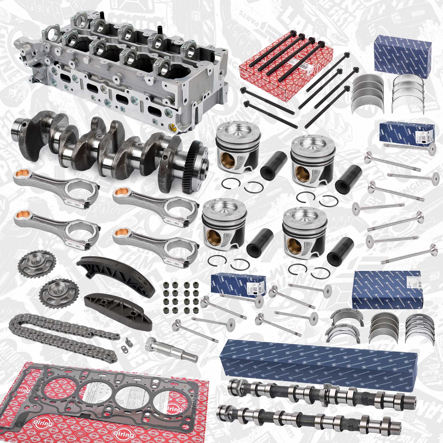 Crankshaft kit - HK0194VR7 ET ENGINETEAM - A6510302501, 6510302501 ...