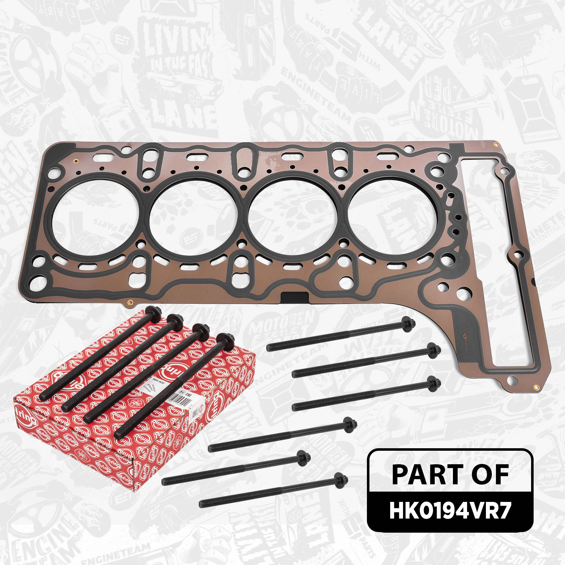 Crankshaft kit - HK0194VR7 ET ENGINETEAM - A6510302501, 6510302501 ...