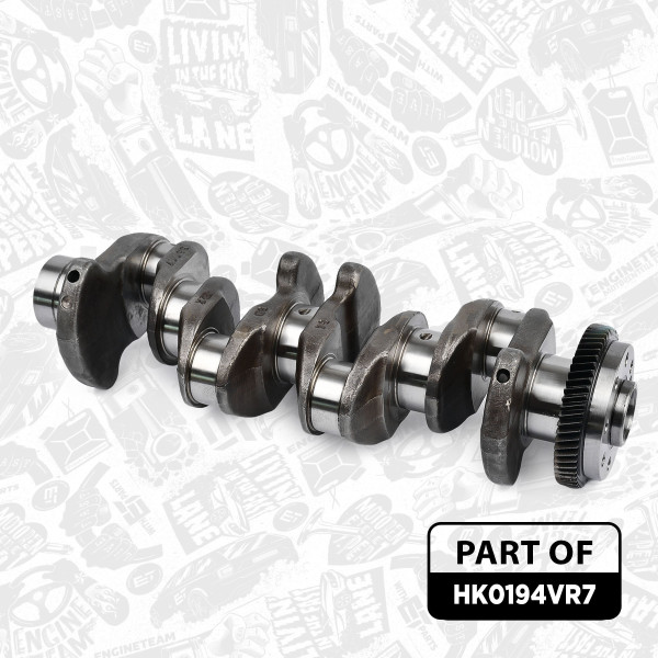 Crankshaft kit - HK0194VR7 ET ENGINETEAM - A6510302501, 6510302501 ...