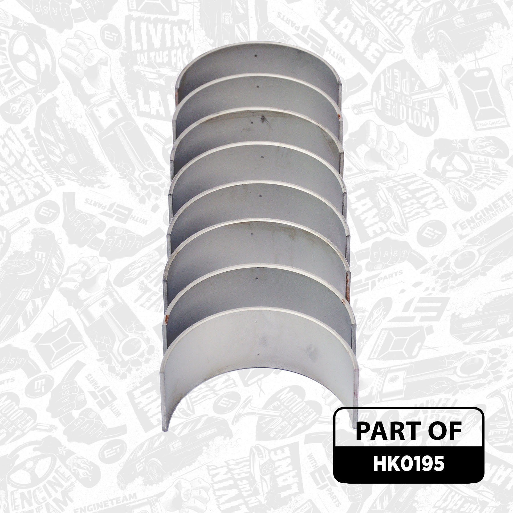 Repair kit, crankshaft - HK0195 ET ENGINETEAM - 0603E3, BK2Q-6300-AA ...