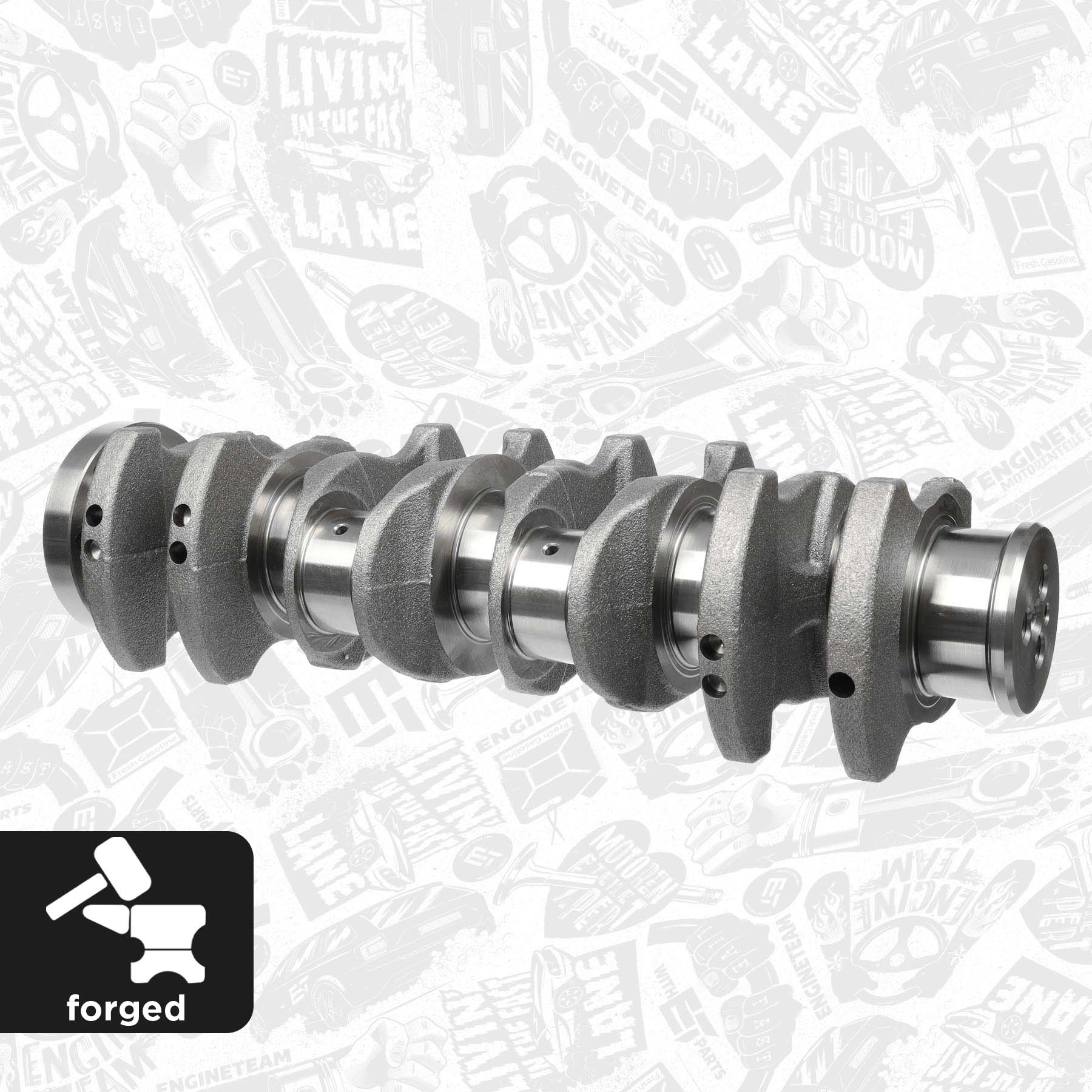 Crankshaft - HK0207 ET ENGINETEAM - 0501N9, 1134705, 1254395 | ET ...