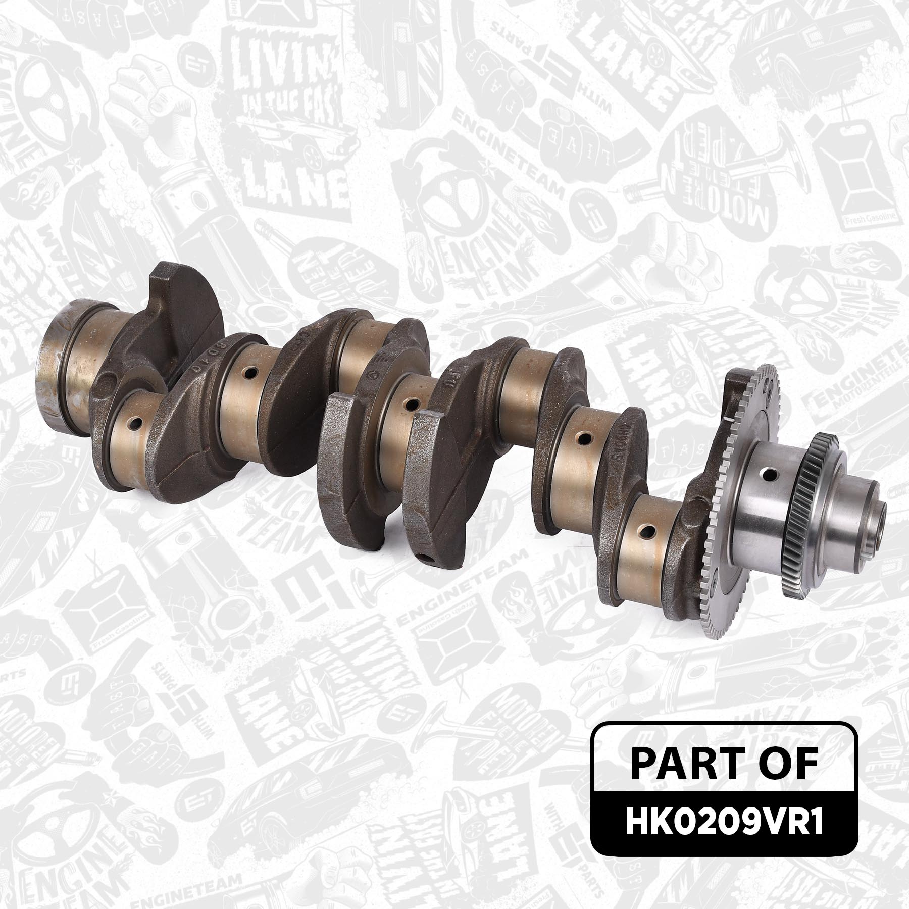 Crankshaft kit - HK0209VR1 ET ENGINETEAM - 5801846068, 5801925563 ...