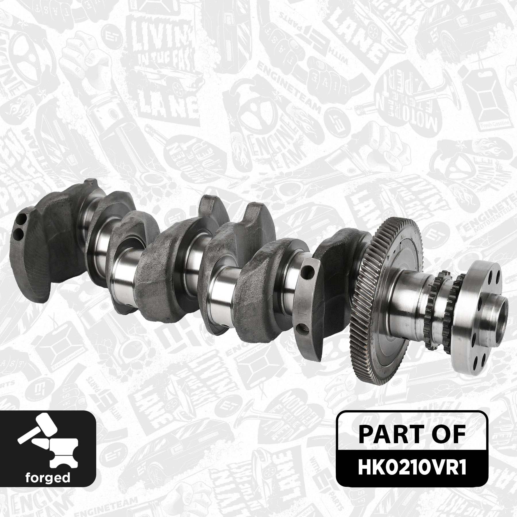 Repair kit, crankshaft - HK0210VR1 ET ENGINETEAM - 77979750600 ...