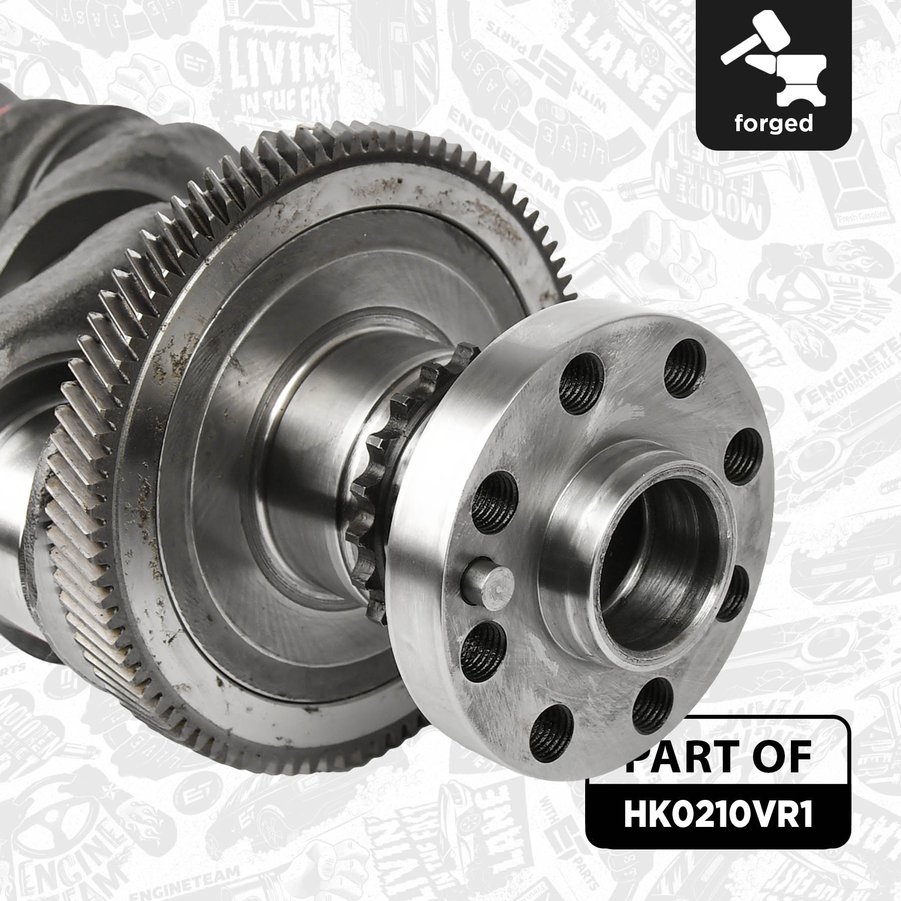 Repair kit, crankshaft - HK0210VR1 ET ENGINETEAM - 77979750600 ...