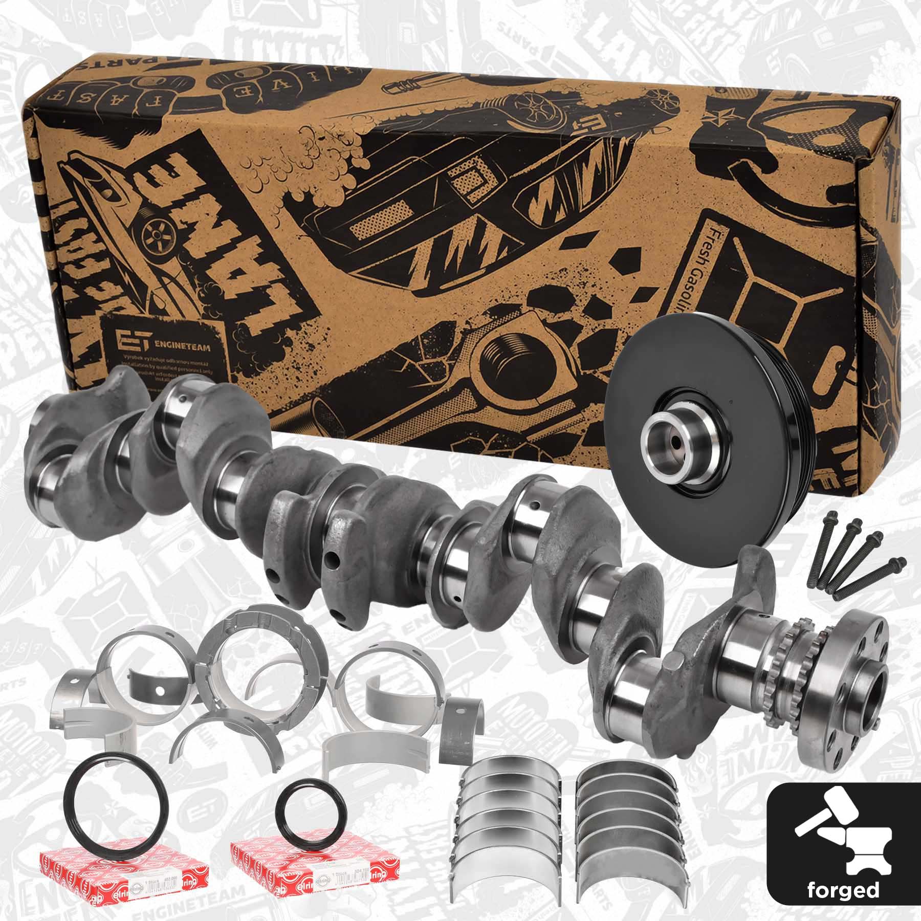 Repair Kit, crankshaft - HK0211VR2 ET ENGINETEAM - 11218512217 ...
