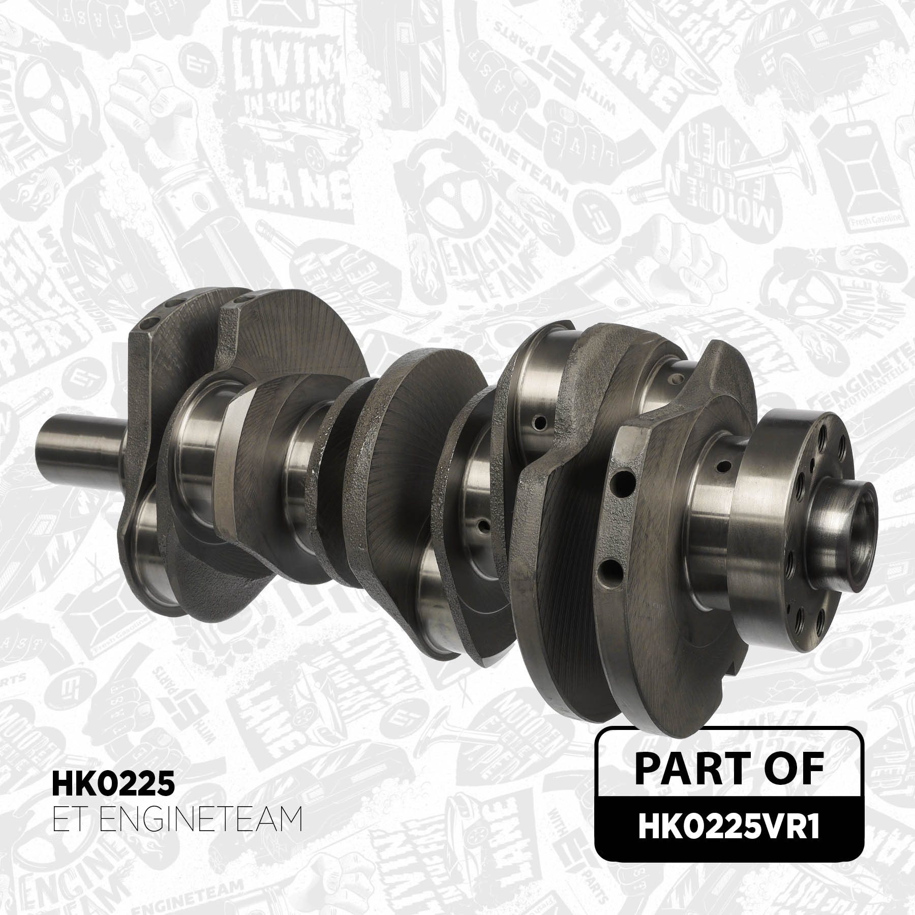 Repair Kit, crankshaft - HK0225VR1 ET ENGINETEAM - 68147110AA ...