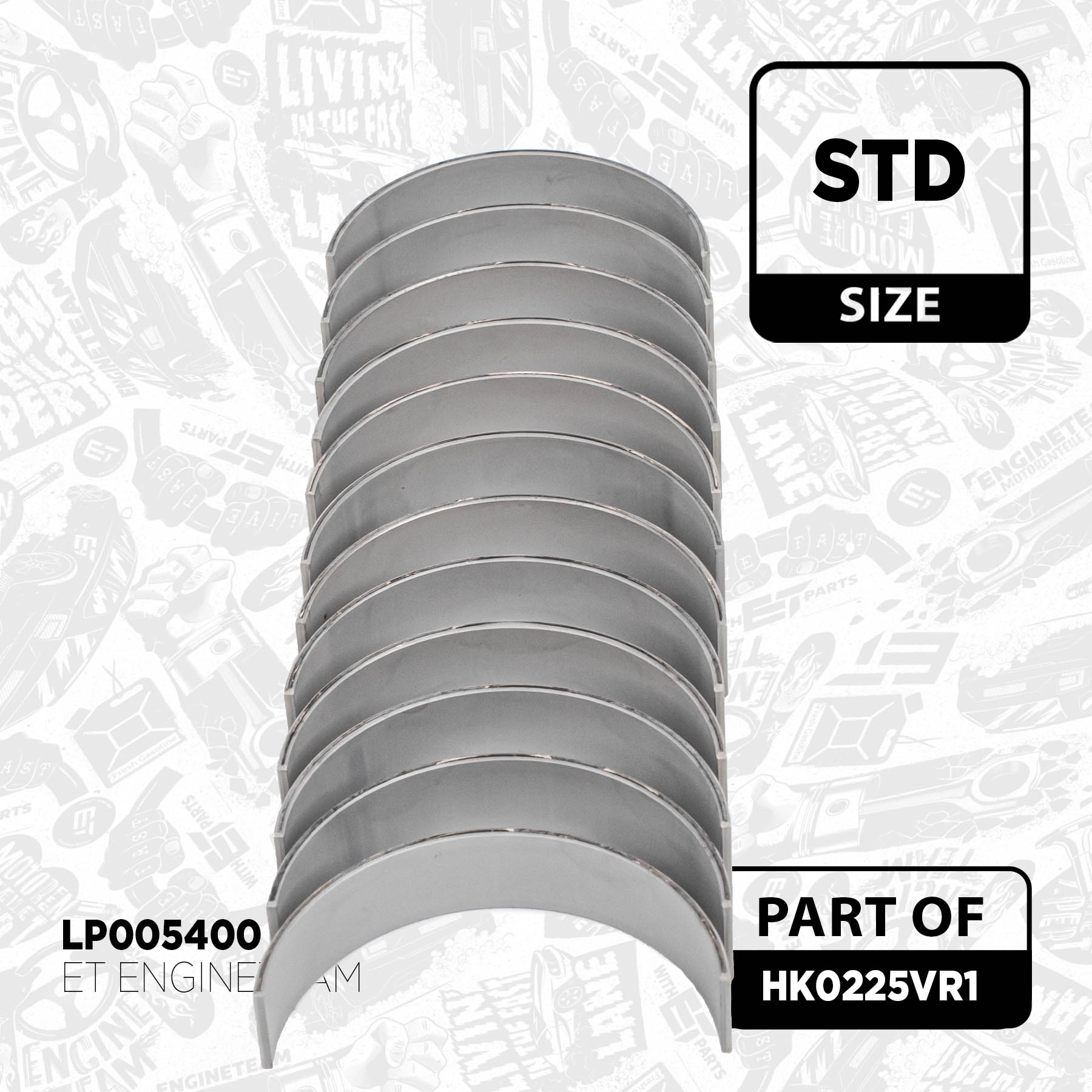 Repair Kit, crankshaft - HK0225VR1 ET ENGINETEAM - 68147110AA ...