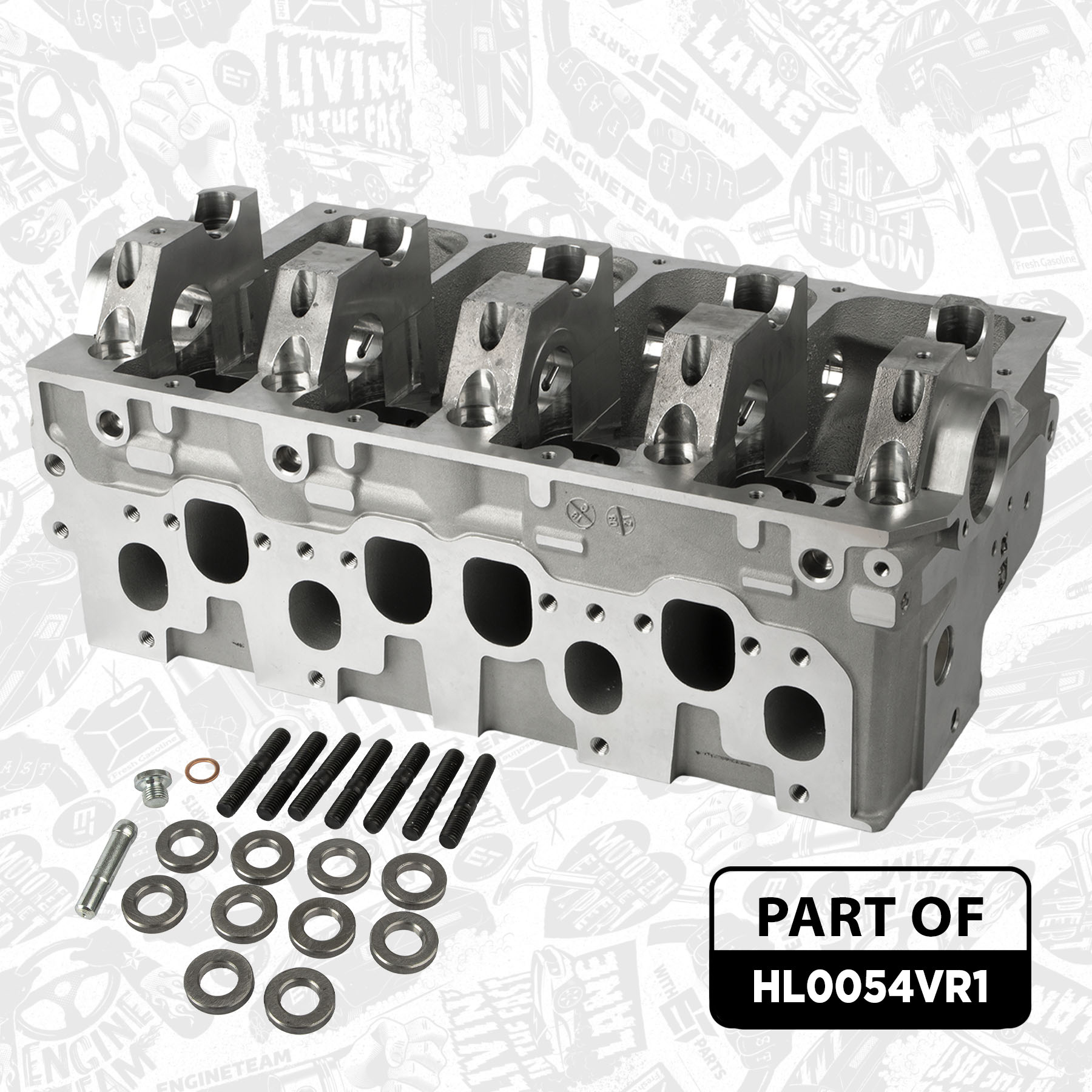 Cylinder Head set - HL0054VR1 ET ENGINETEAM - 03G103351C, 038103351D ...