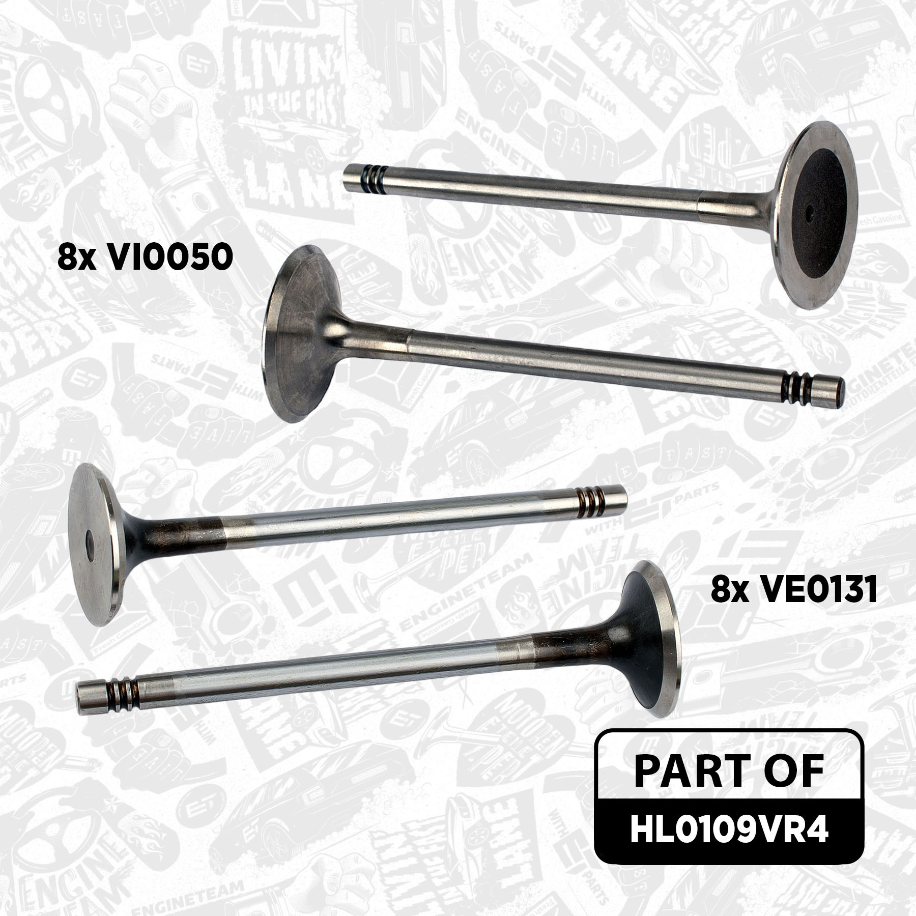 Cylinder Head set - HL0109VR4 ET ENGINETEAM - 06D103351D, 06F103351 ...
