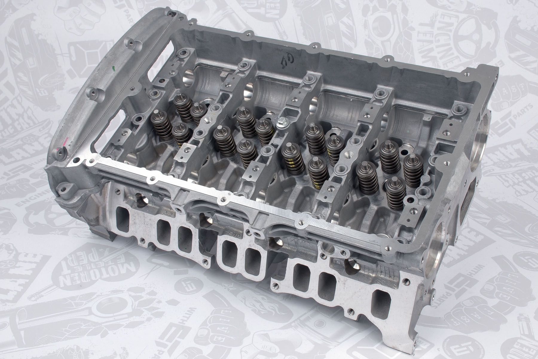 Cylinder Head + valves - HL0113 ET ENGINETEAM - 1607126580, 1740107 ...