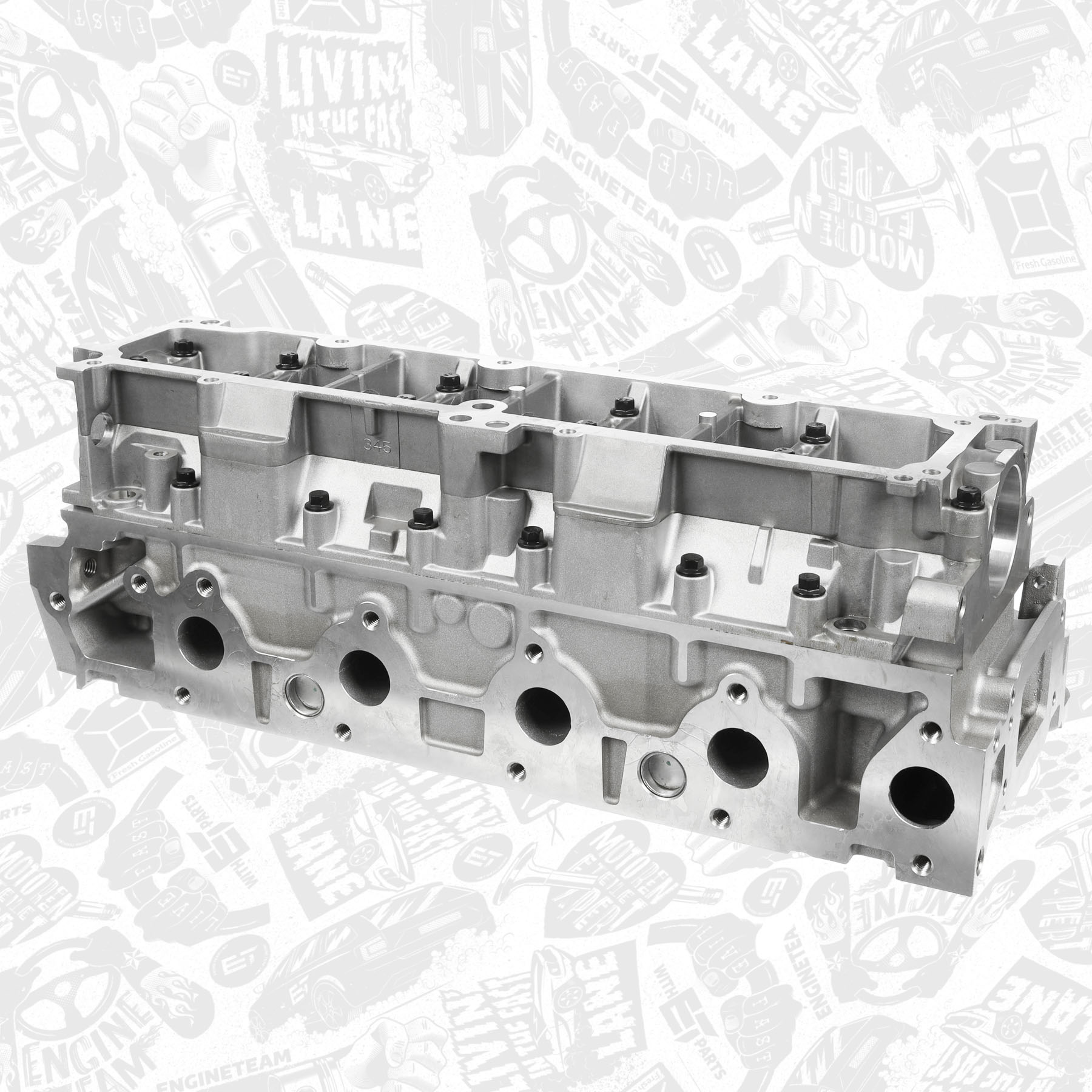 Cylinder Head + valves - HL0125VR1 ET ENGINETEAM - 0200HS, 1685778 ...