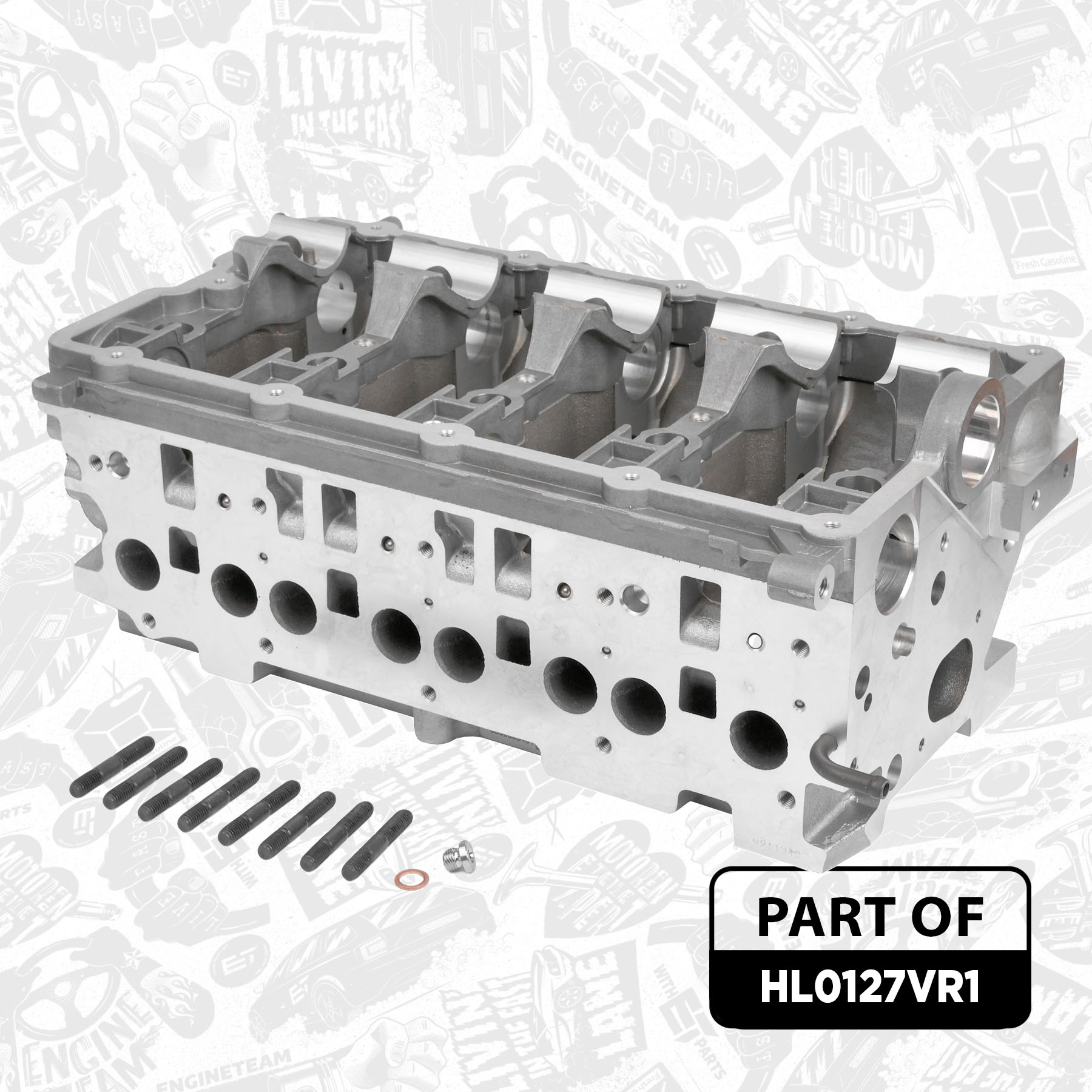 Cylinder Head set - HL0127VR1 ET ENGINETEAM - 03G103264BX, 03G103264EX ...