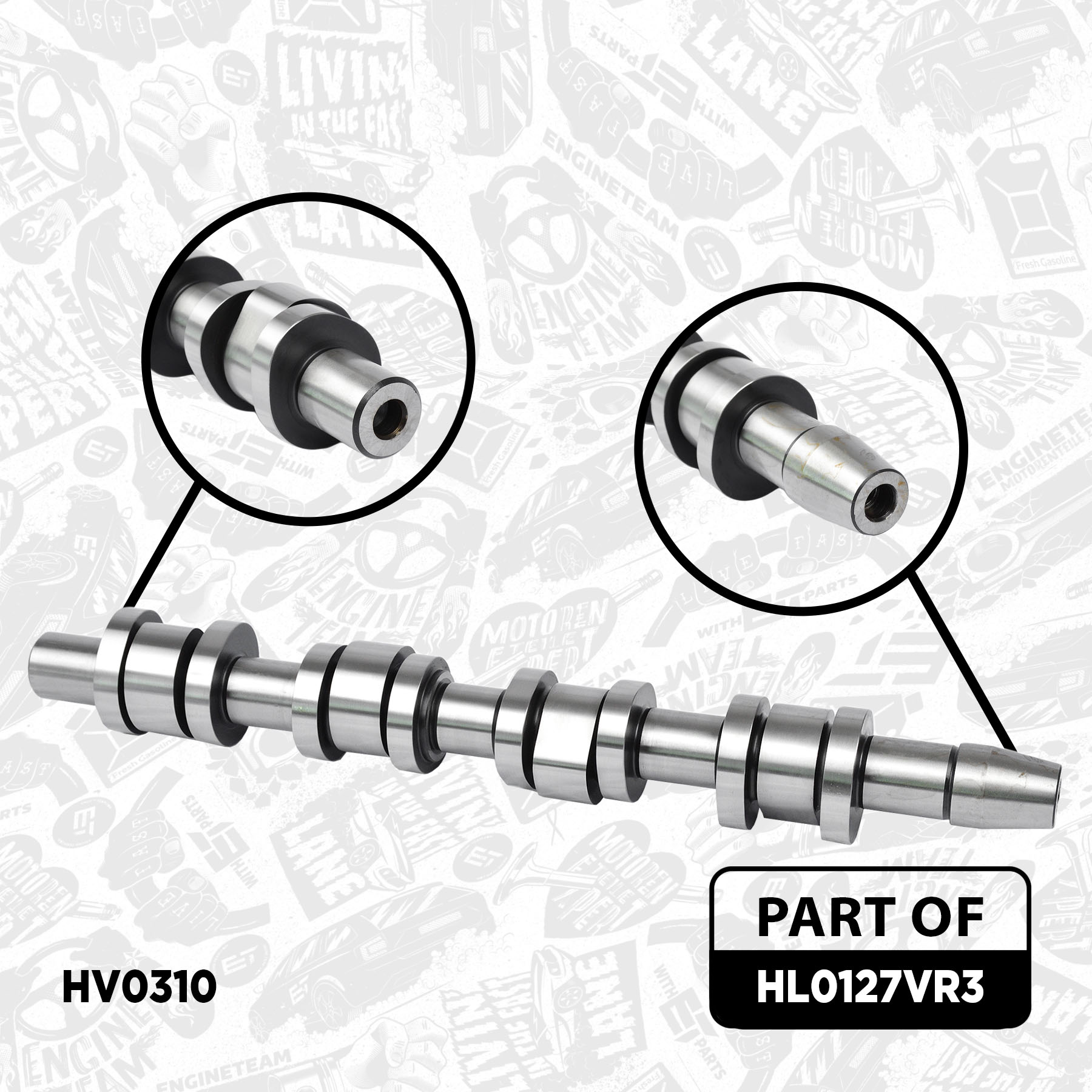 Cylinder Head set - HL0127VR3 ET ENGINETEAM - 03G103264BX, 03G103264EX ...