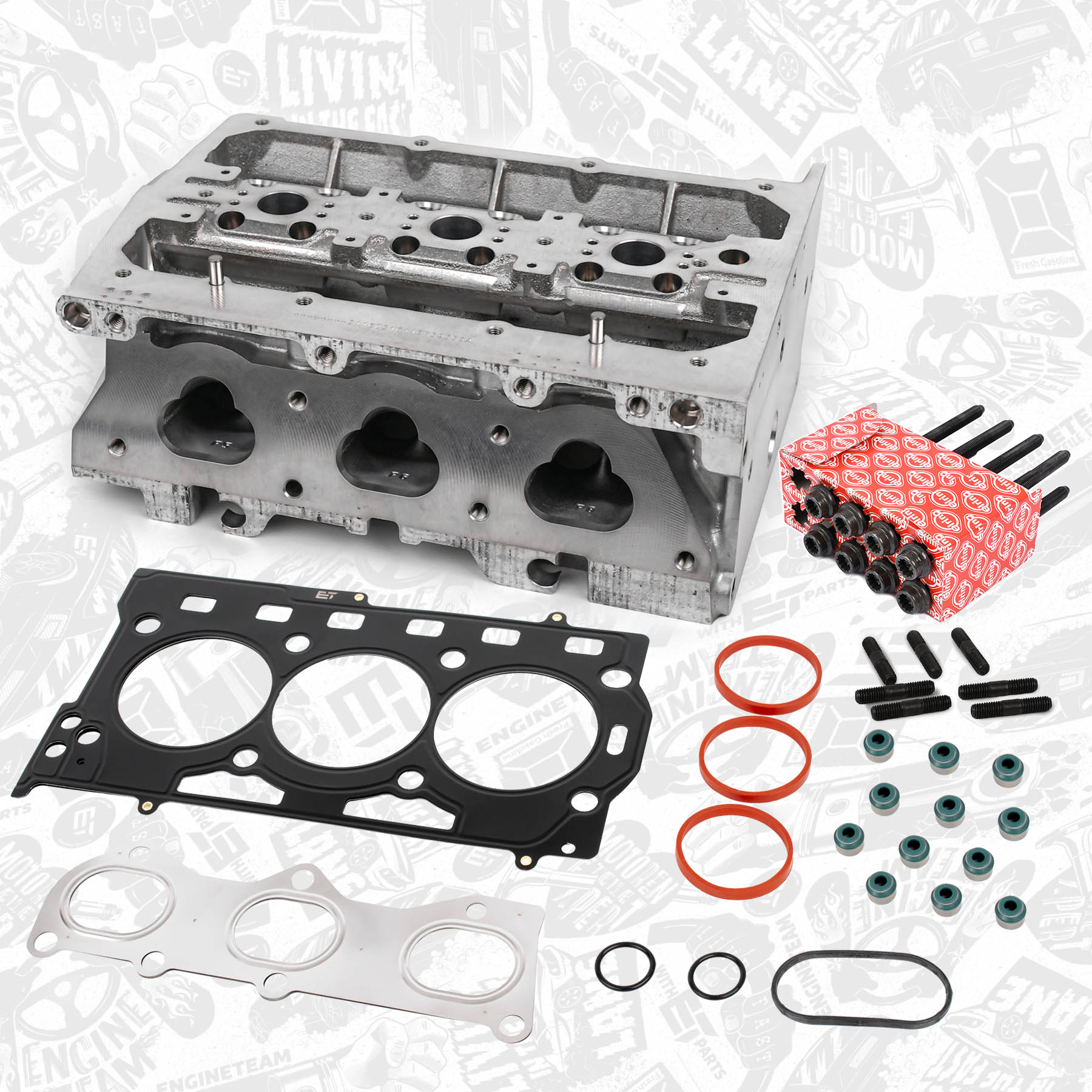 Cylinder Head set - HL0138VR1 ET ENGINETEAM - 03E103351, 03E103264X ...