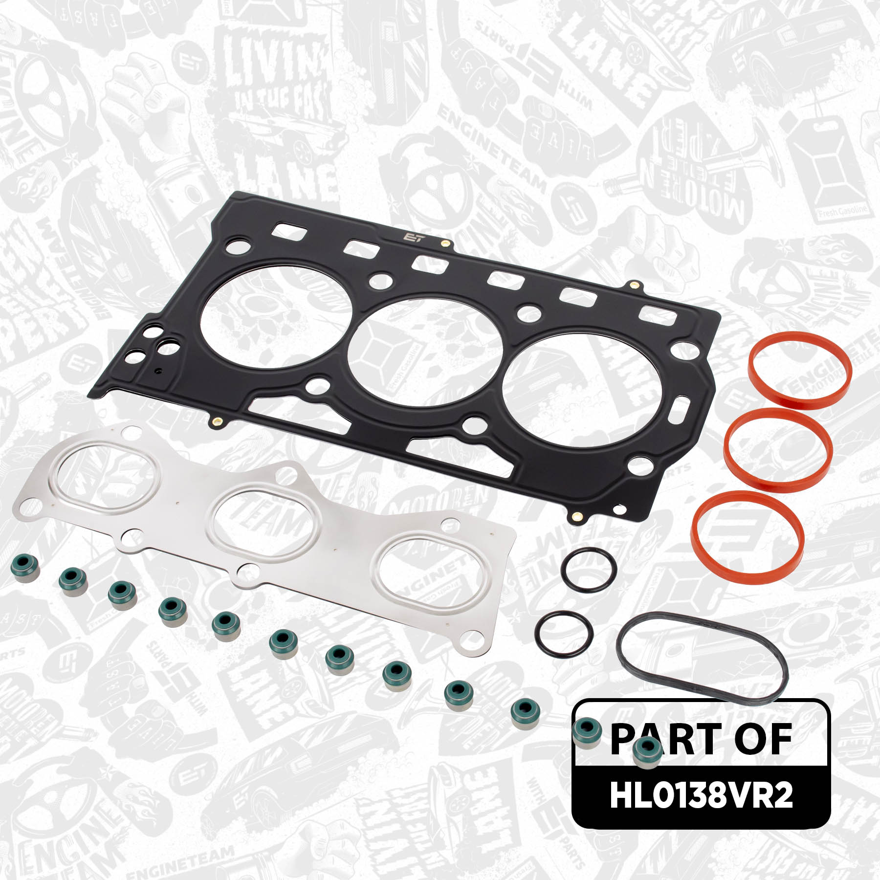 Cylinder Head set - HL0138VR2 ET ENGINETEAM - 03E103351, 03E103264X ...
