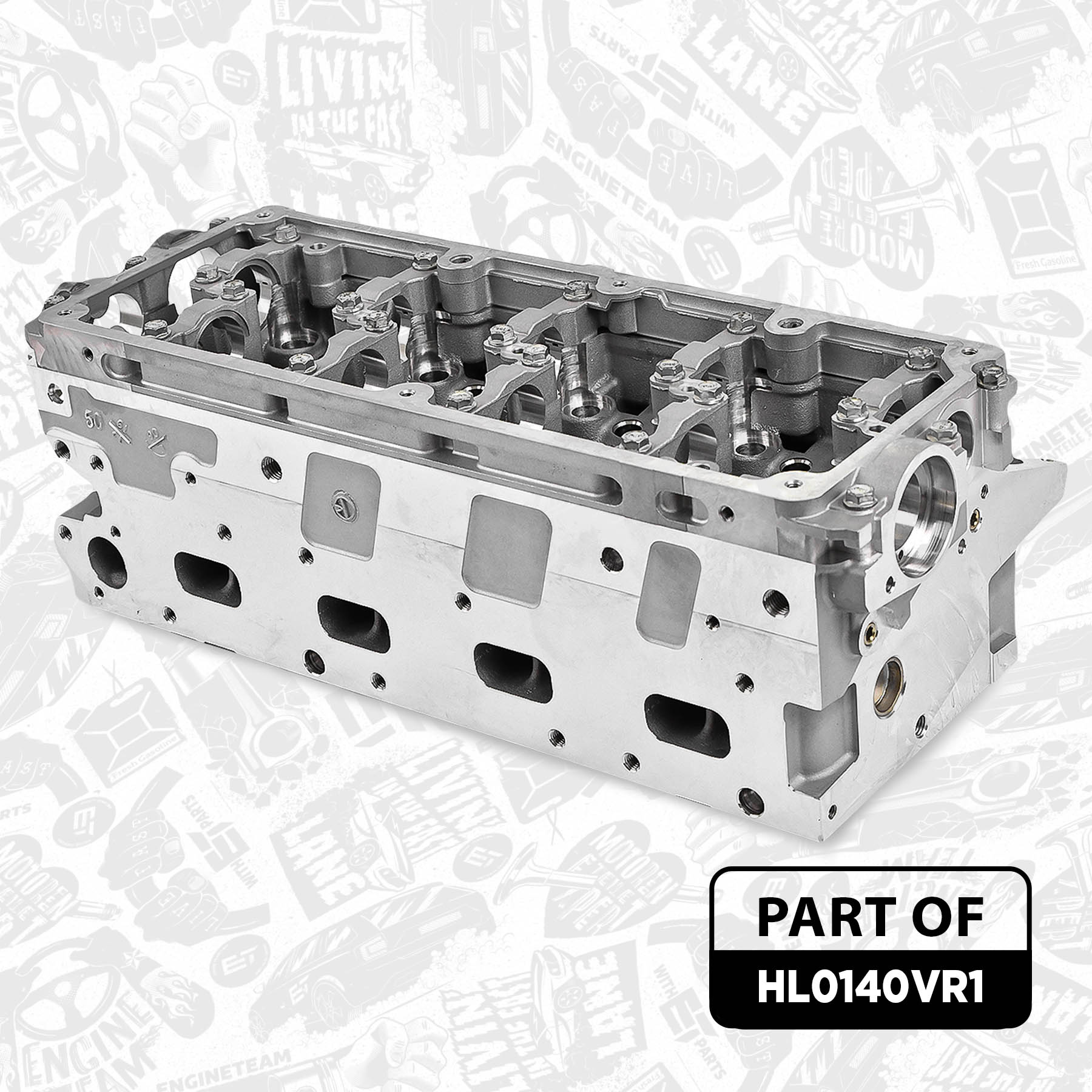Cylinder Head set - HL0140VR1 ET ENGINETEAM - 03L103351K, 03L103383AL ...