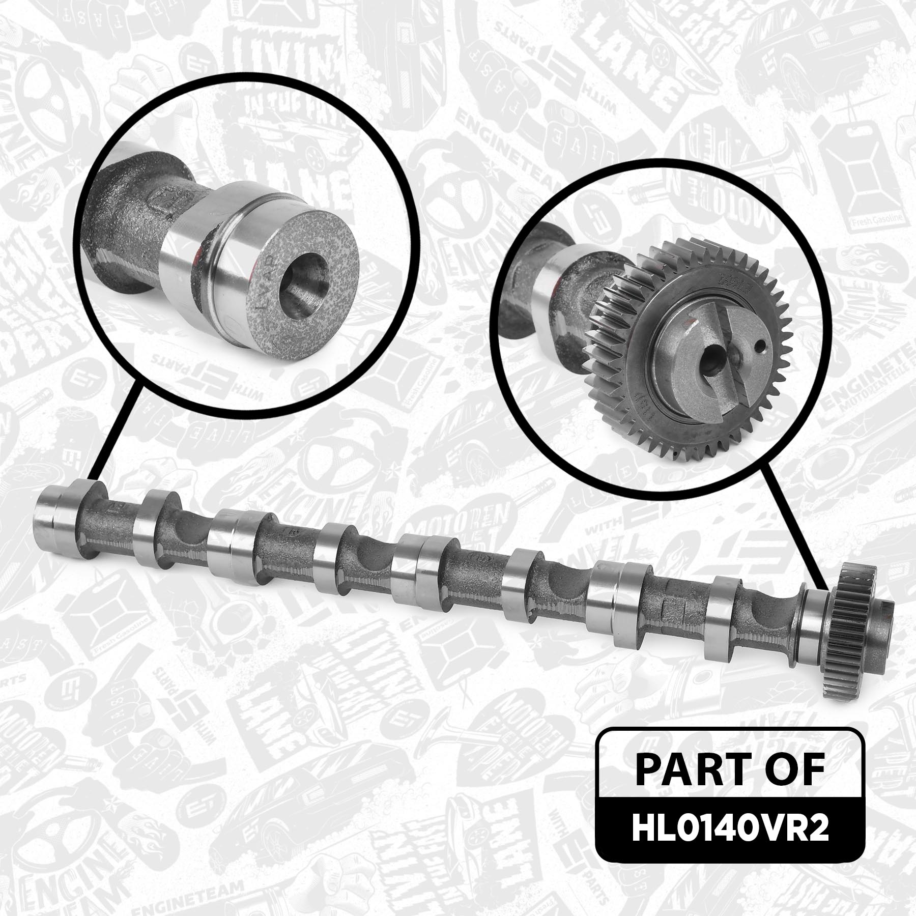 Cylinder Head set - HL0140VR2 ET ENGINETEAM - 03L109022D, 059109417F ...
