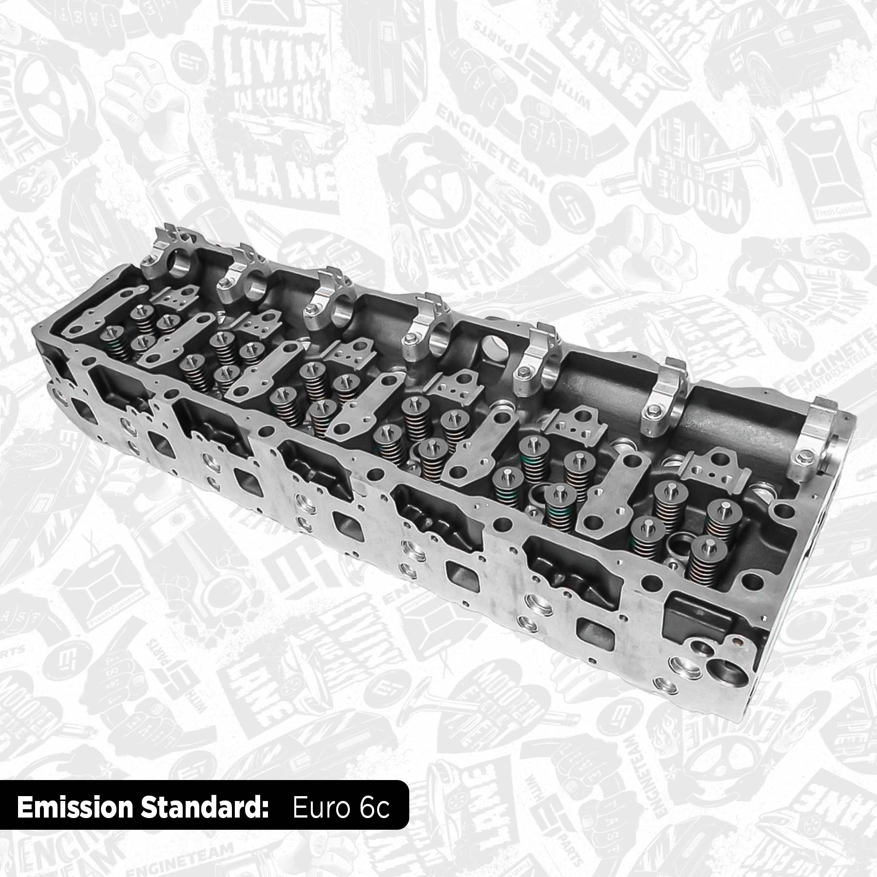 Cylinder Head - HL0152 ET ENGINETEAM - 51.03100.6606, 51.03100.6752, 51 ...