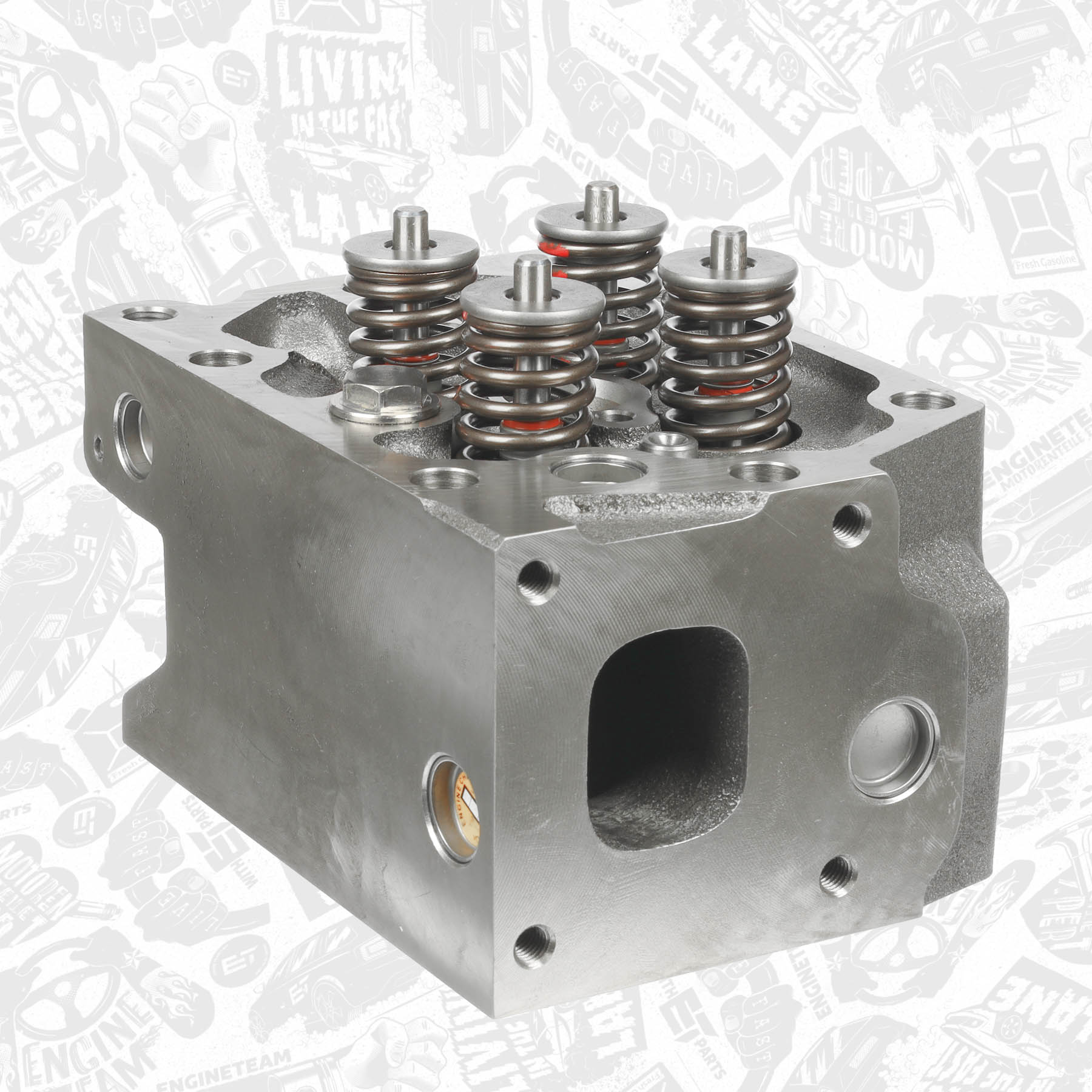 Cylinder Head + valves - HL9099 ET ENGINETEAM - 51.03101.6824, 51.03100 ...