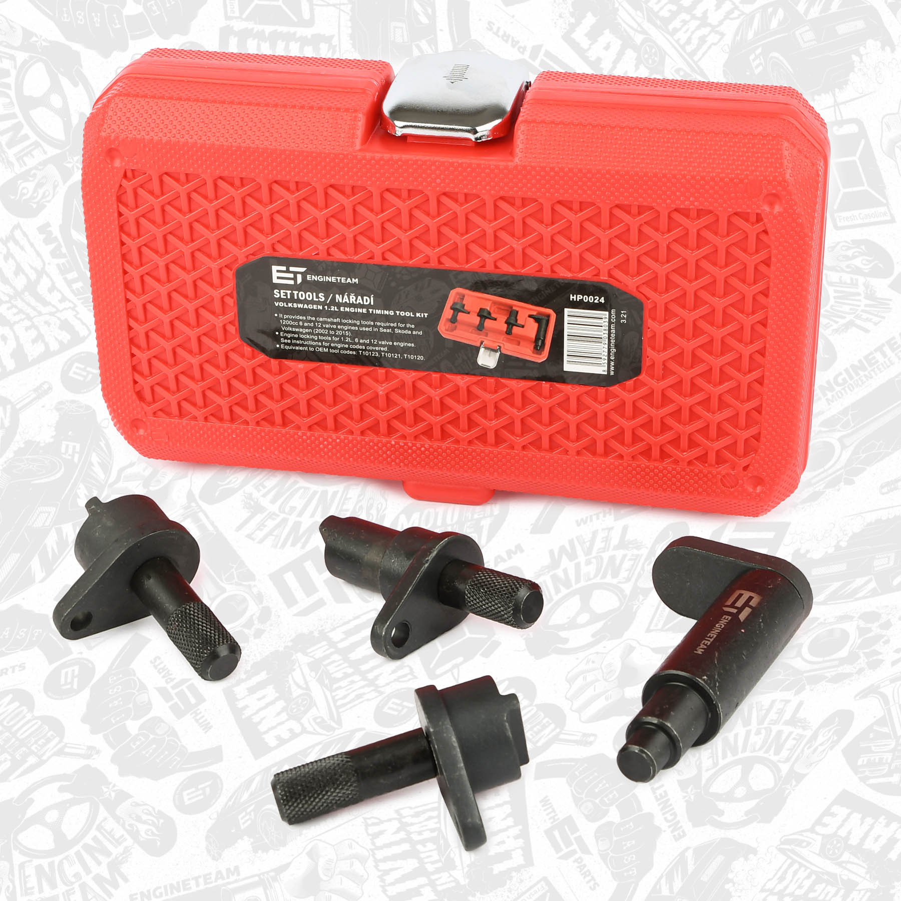 Tool Set, timing chain - HP0024 ET ENGINETEAM - T10120, T10121, T10123 ...
