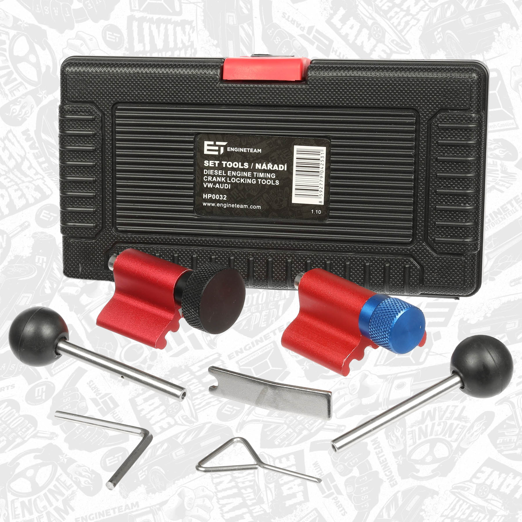 Mounting Tools, timing belt - HP0032 ET ENGINETEAM - T10115, T10100 ...