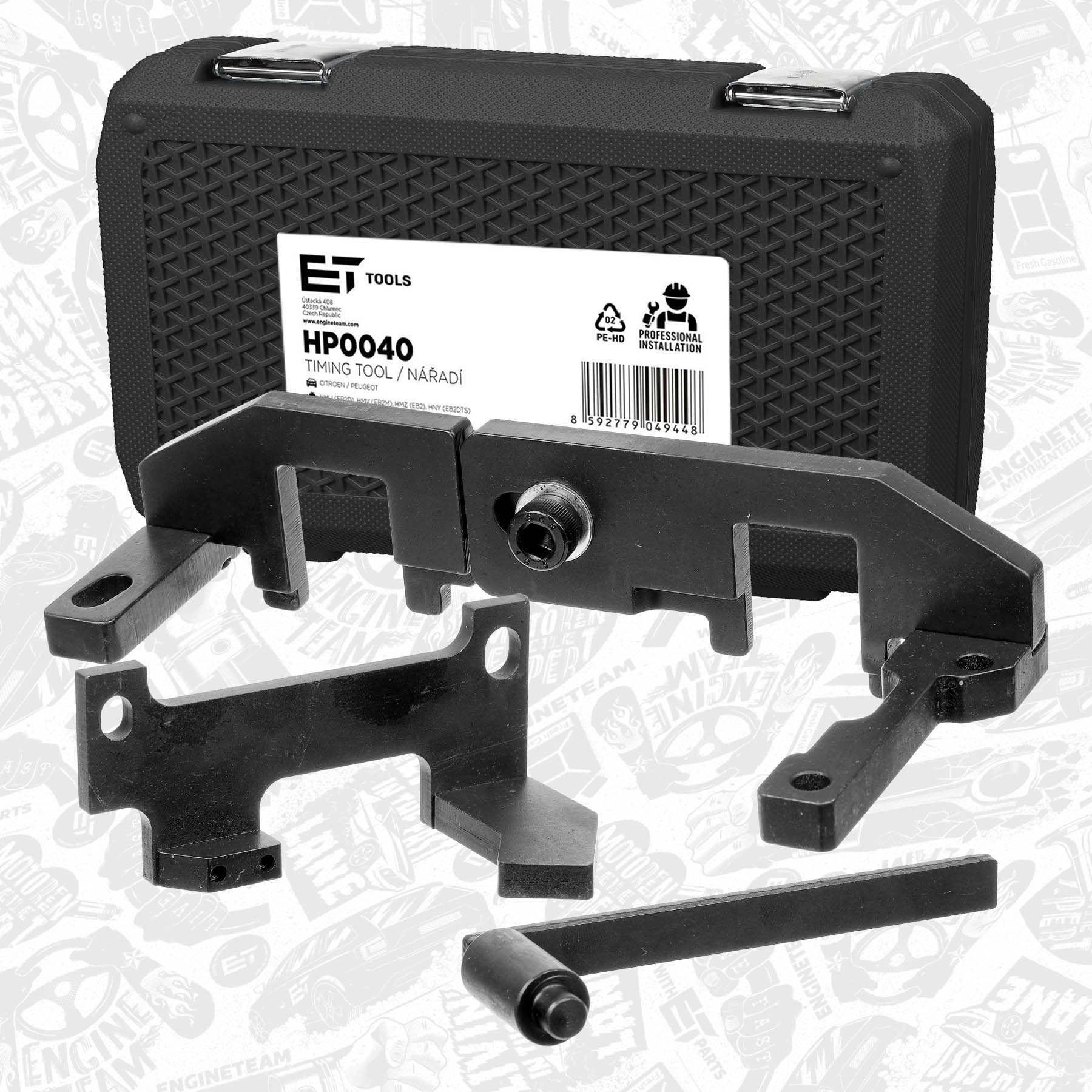 Adjustment Tool Set, valve timing - HP0040 ET ENGINETEAM - 0109-2A ...