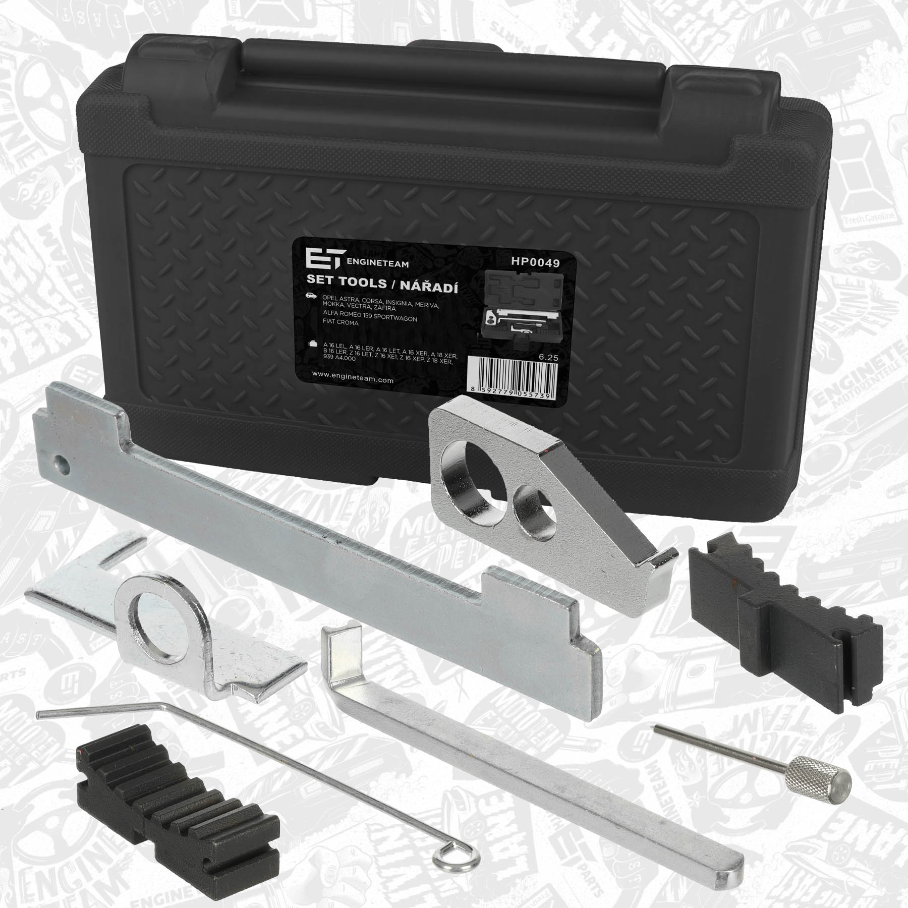 Adjustment Tool Set, valve timing - HP0049 ET ENGINETEAM - 2000012000 ...