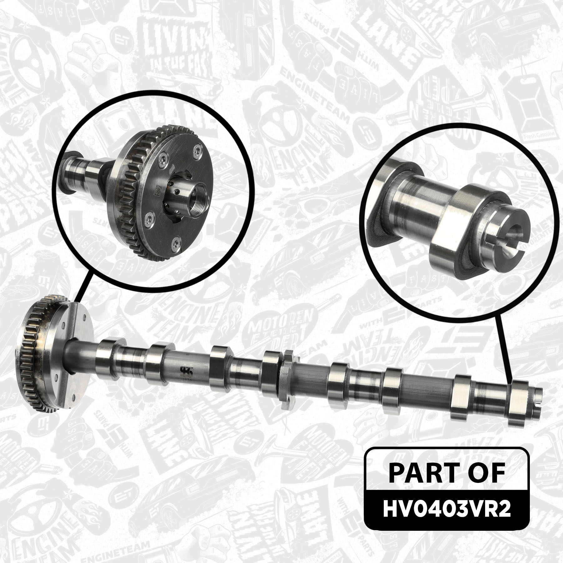 Repair Kit, camshaft mounting bracket - HV0403VR2 ET ENGINETEAM ...