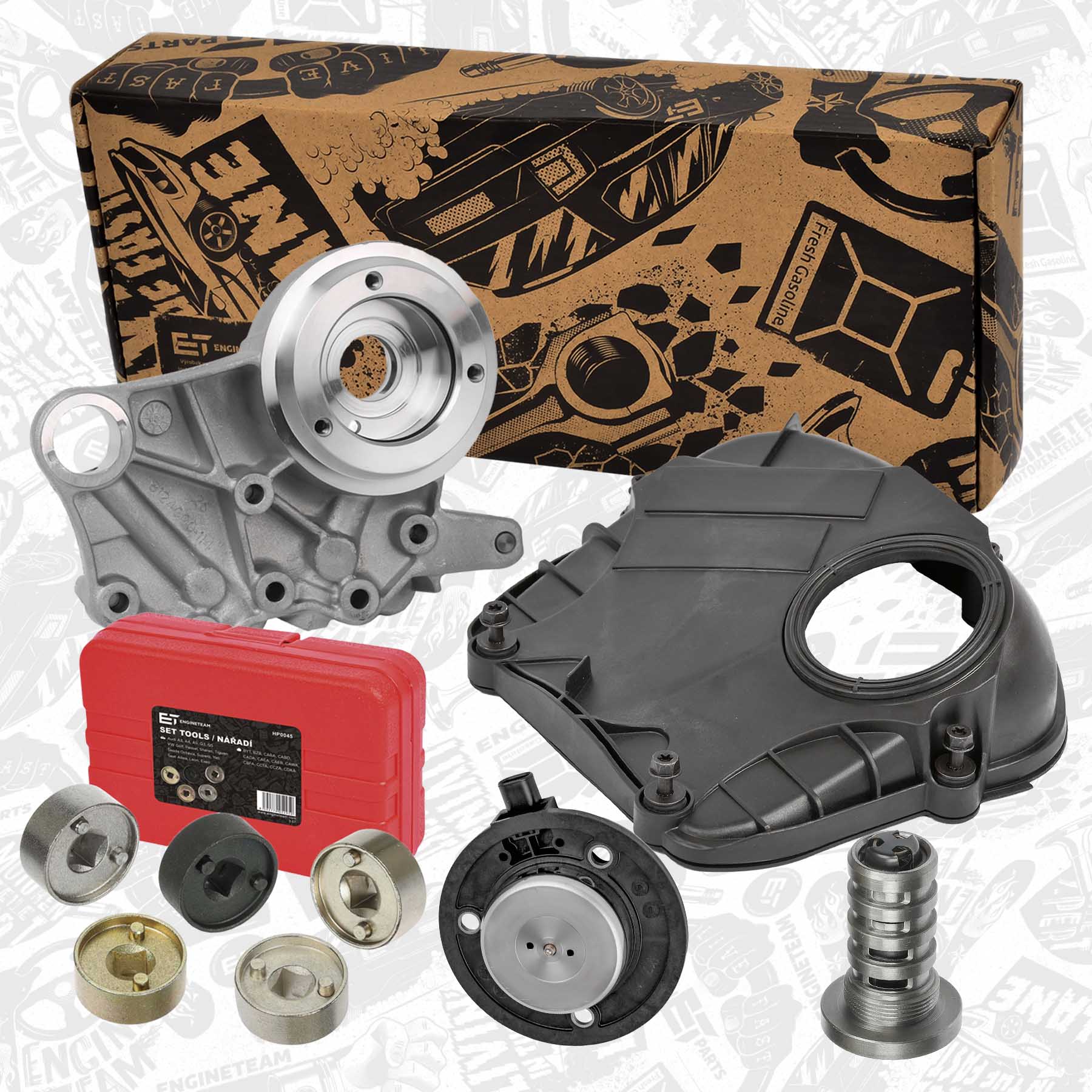 Repair Kit, camshaft mounting bracket - HV0403VR3 ET ENGINETEAM ...