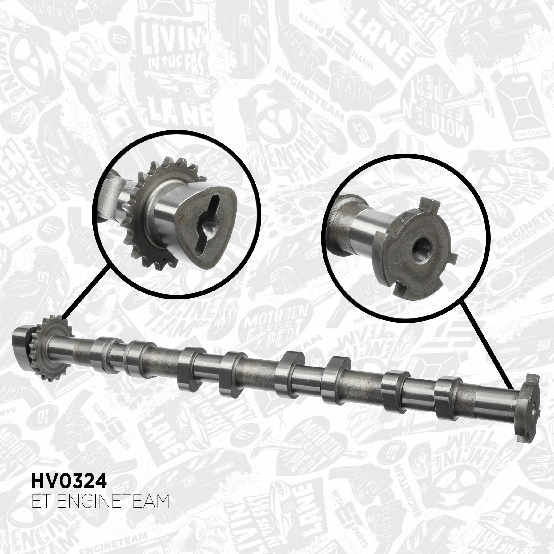 Camshaft Kit - HV0439 ET ENGINETEAM - 06F109101B, 06F109101J ...