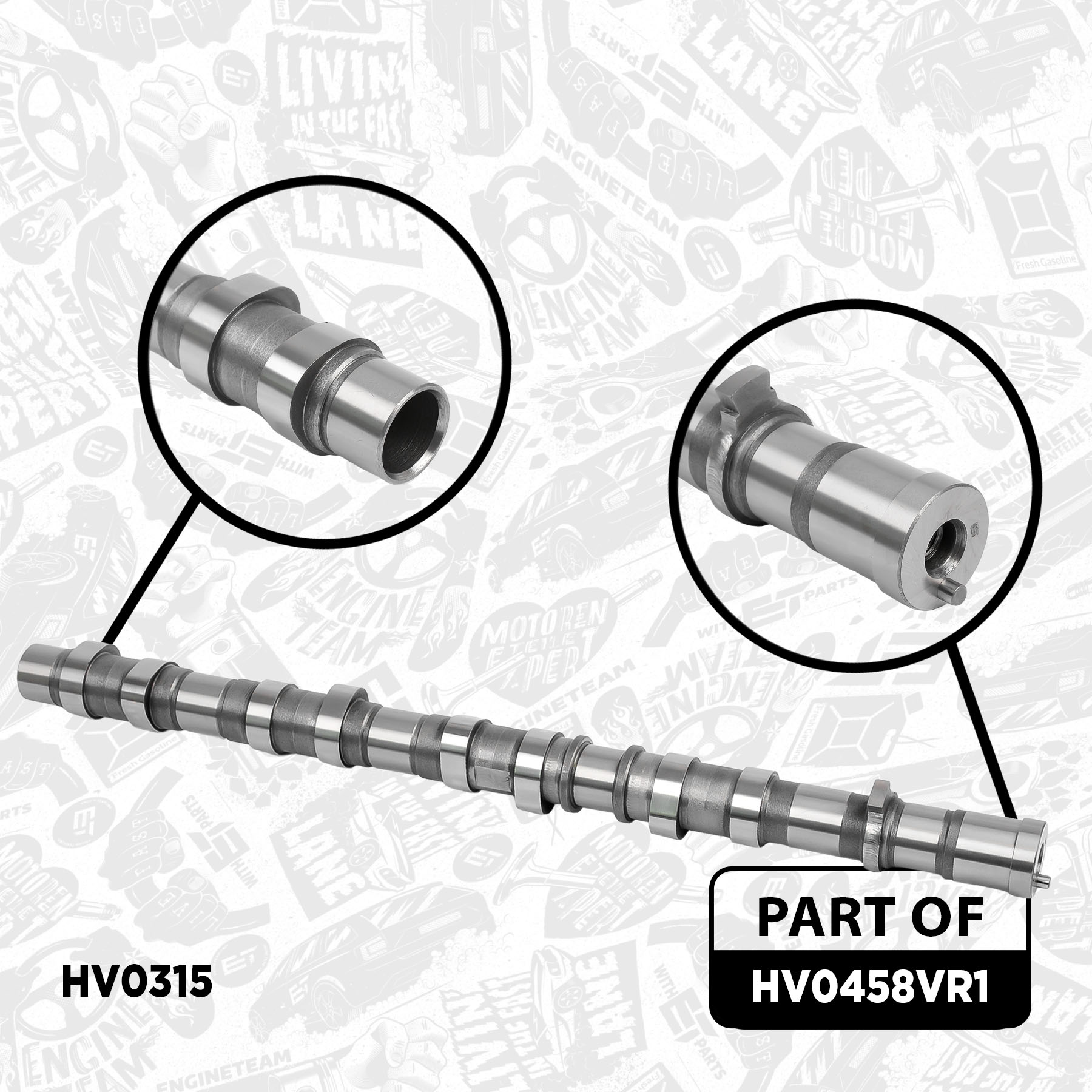 Camshaft Kit - HV0458VR1 ET ENGINETEAM - 094289, 1319249, 222314a001 ...