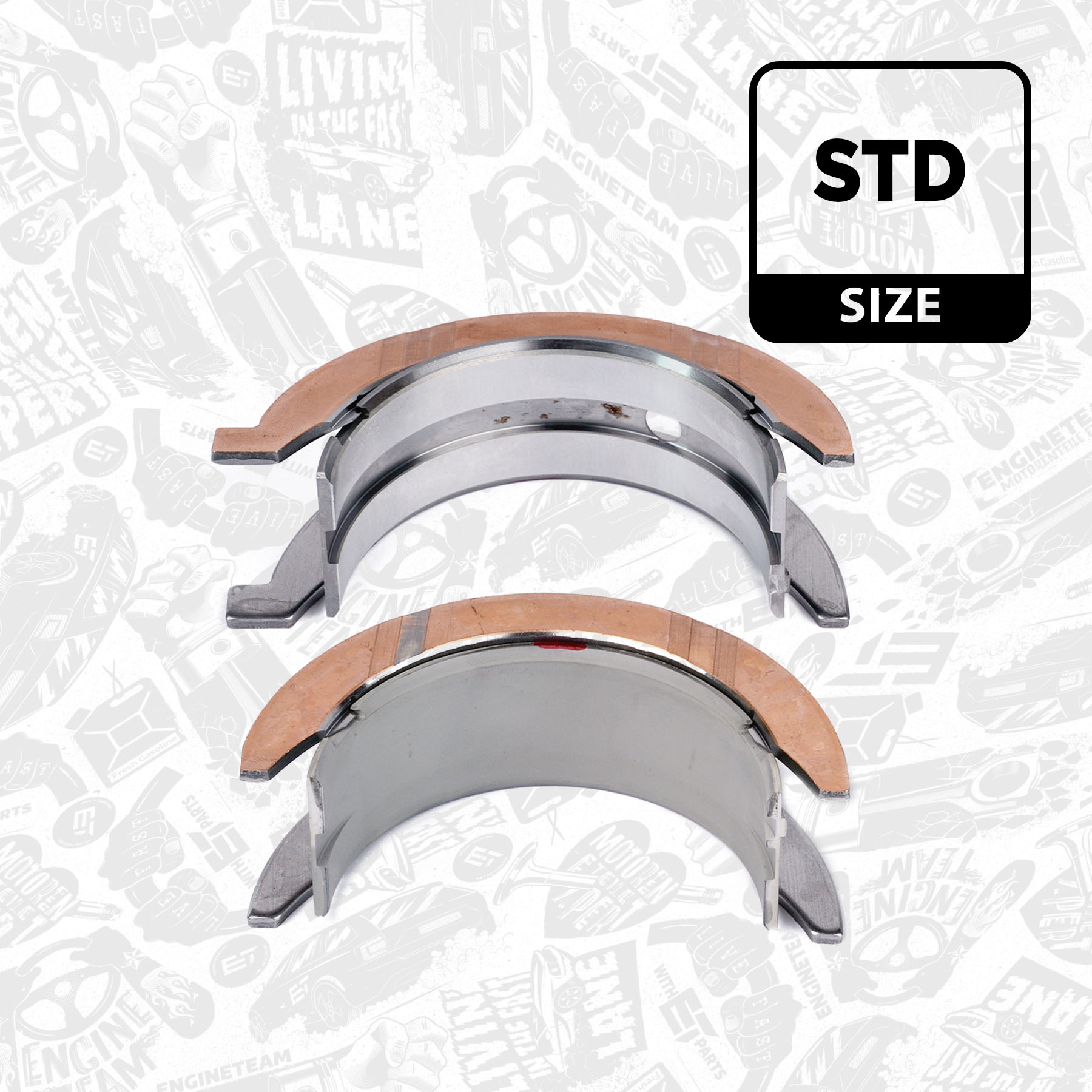 Thrust Washer, crankshaft - LA000100 ET ENGINETEAM - 2995997, 2996966 ...