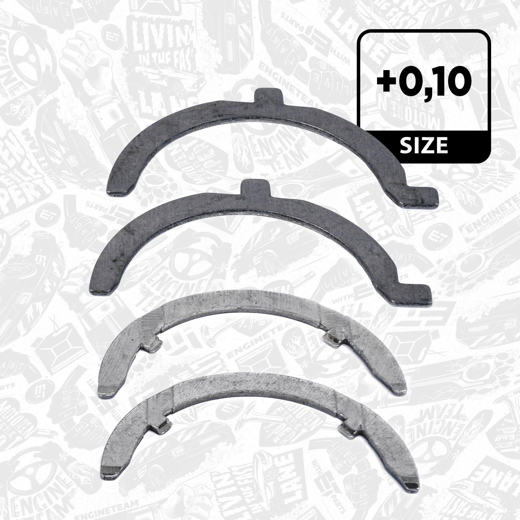 Thrust Washer, crankshaft - LA001010 ET ENGINETEAM - 78662610, 62-1081 ...