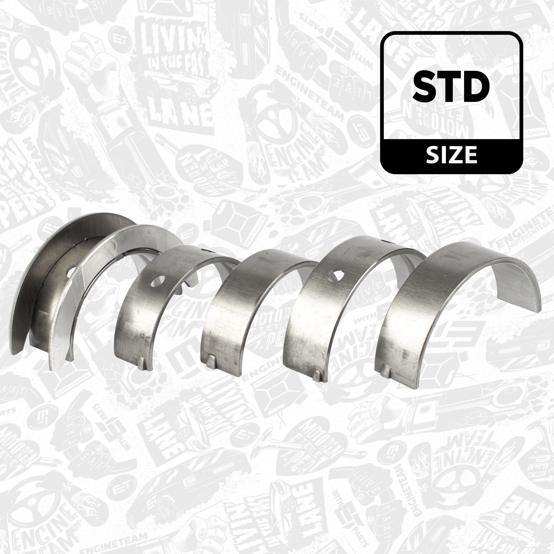 Crankshaft Bearing Set - LH006100 ET ENGINETEAM - 11211439945, 11211439949, 11211439952 | ET ...