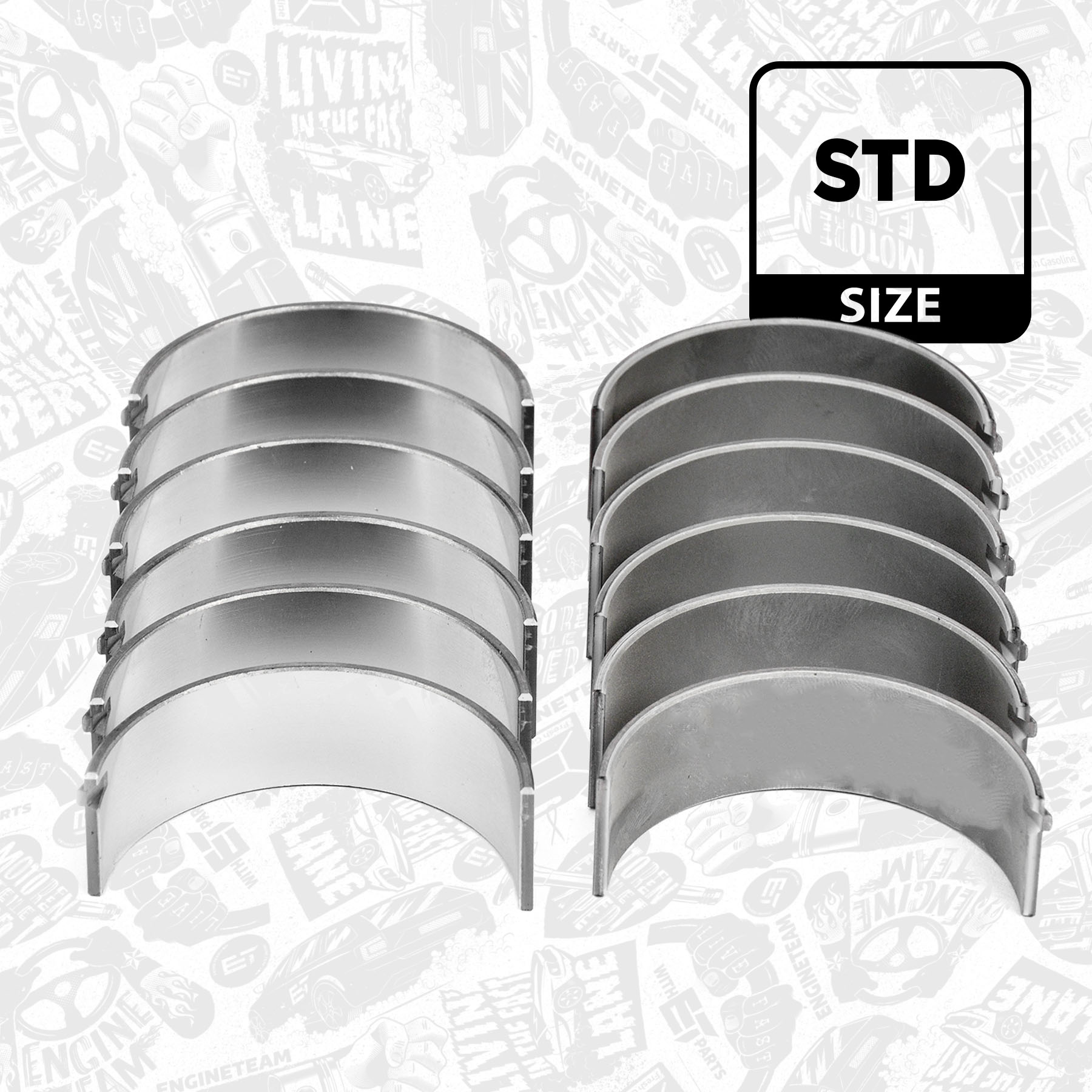 Connecting Rod Bearing Set - LP004000 ET ENGINETEAM - 11247798085 ...