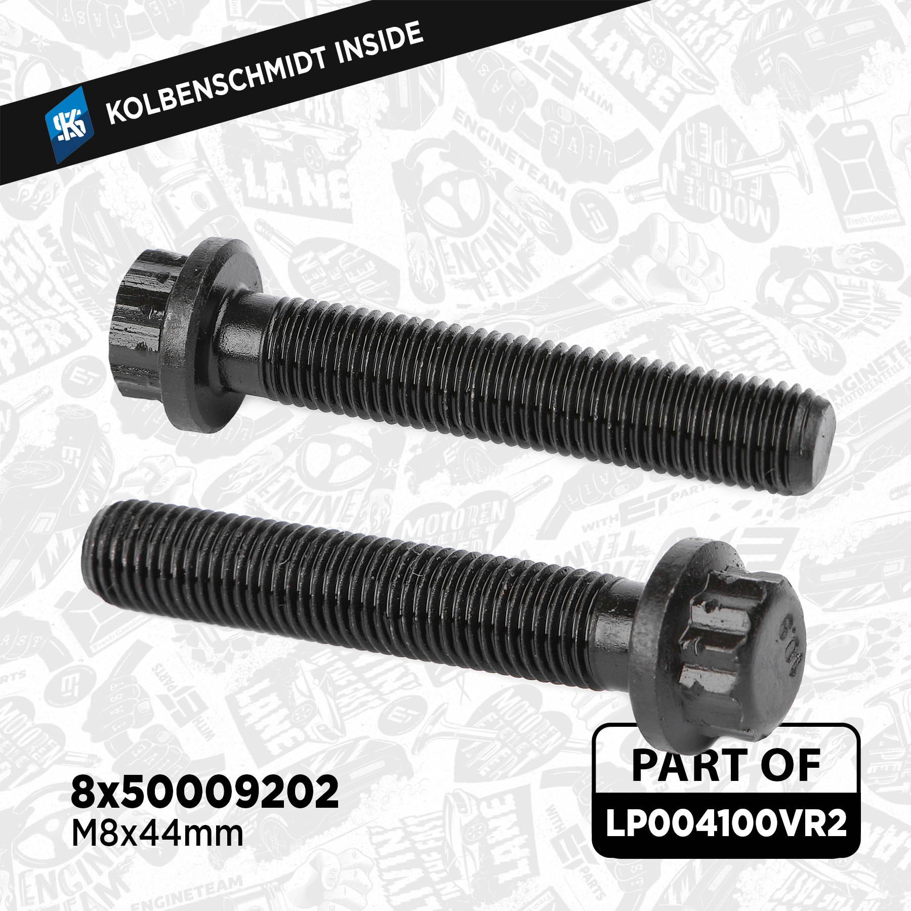 Connecting Rod Bearing Set - LP004100VR2 ET ENGINETEAM - 045105701 ...