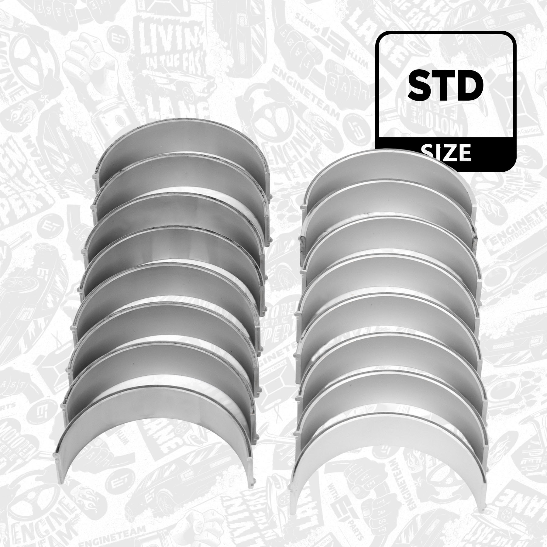 Connecting Rod Bearing Set - LP005200 ET ENGINETEAM - 11247617338 ...