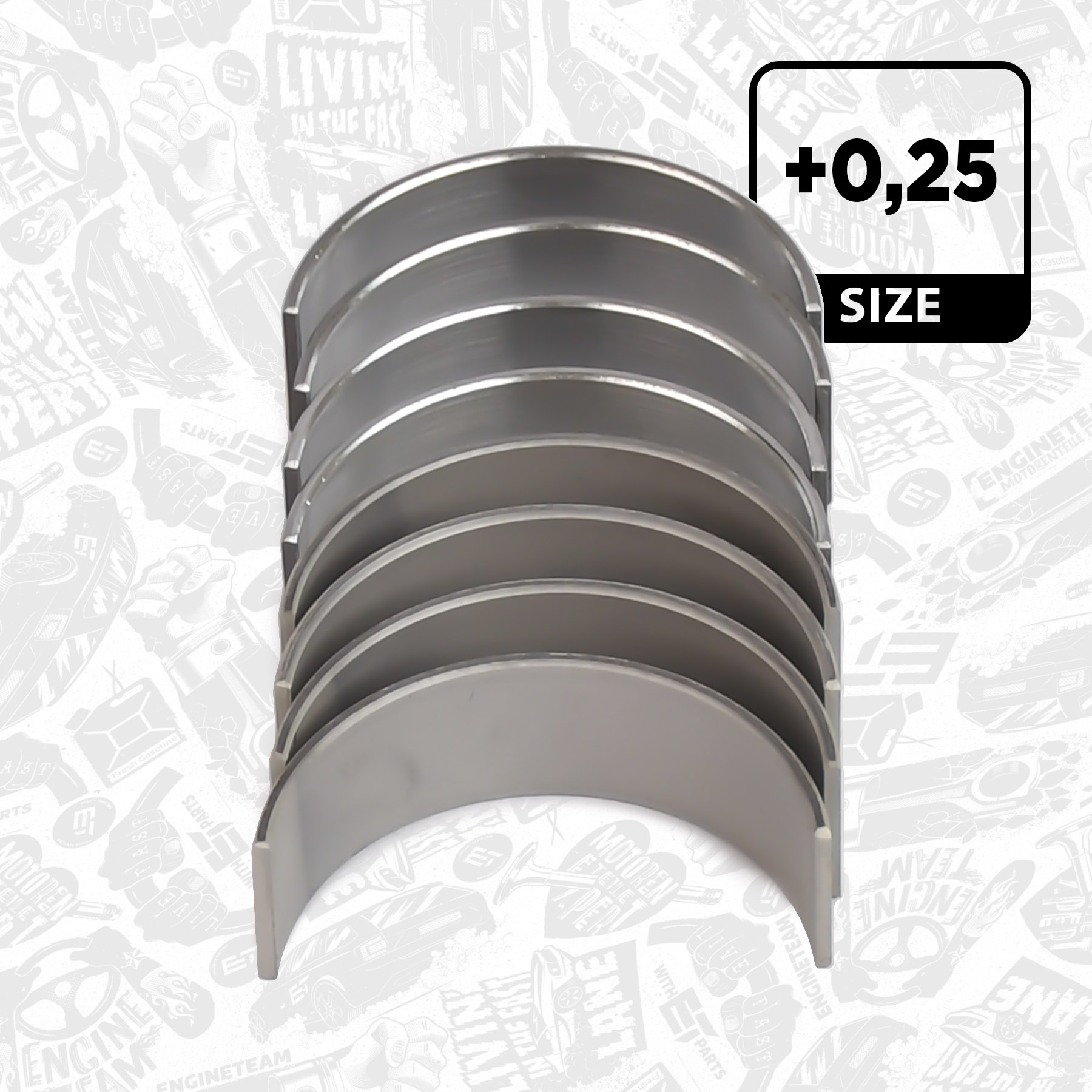 Connecting Rod Bearing Set - LP006525 ET ENGINETEAM | ET ENGINETEAM