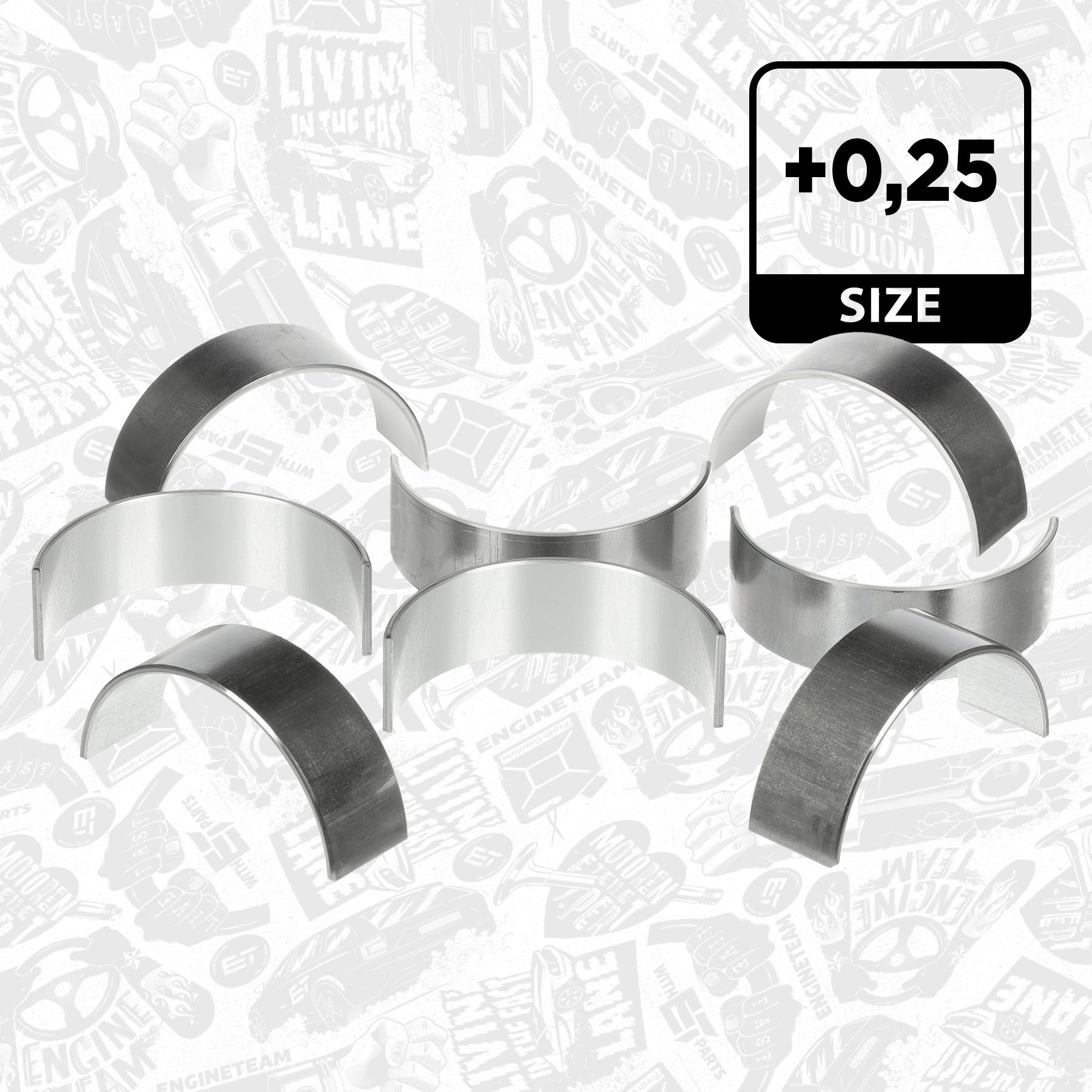 Connecting Rod Bearing Set - LP006825 ET ENGINETEAM - 77982610 ...