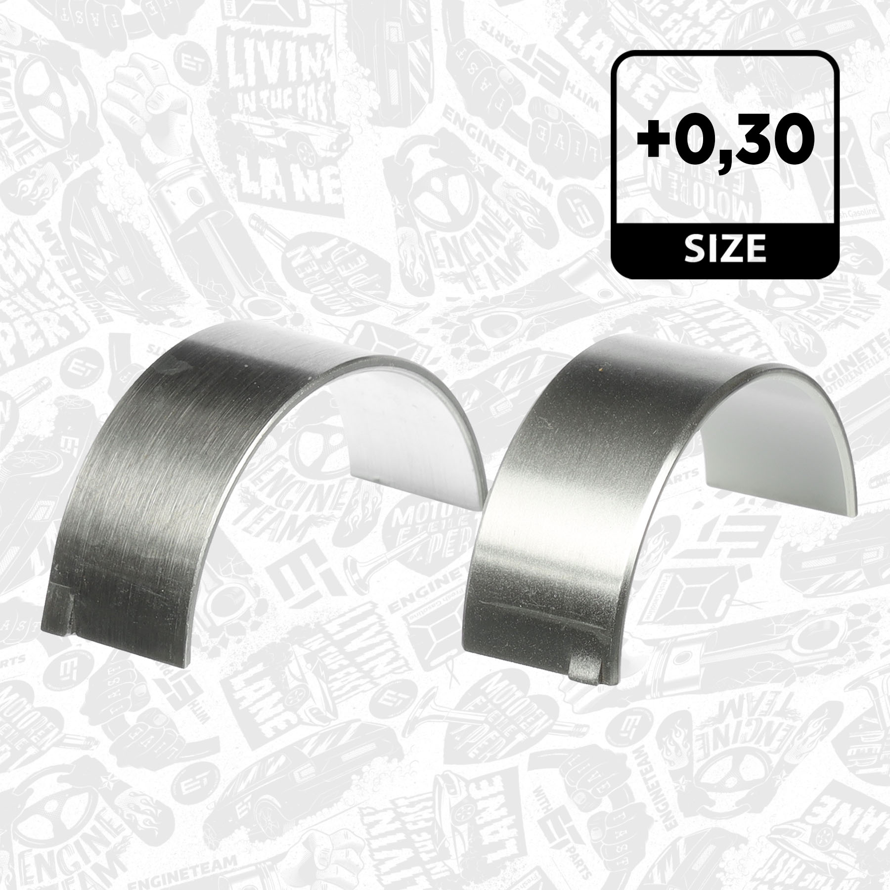 Connecting Rod Bearing Shell Set - LP007330 ET ENGINETEAM | ET ENGINETEAM