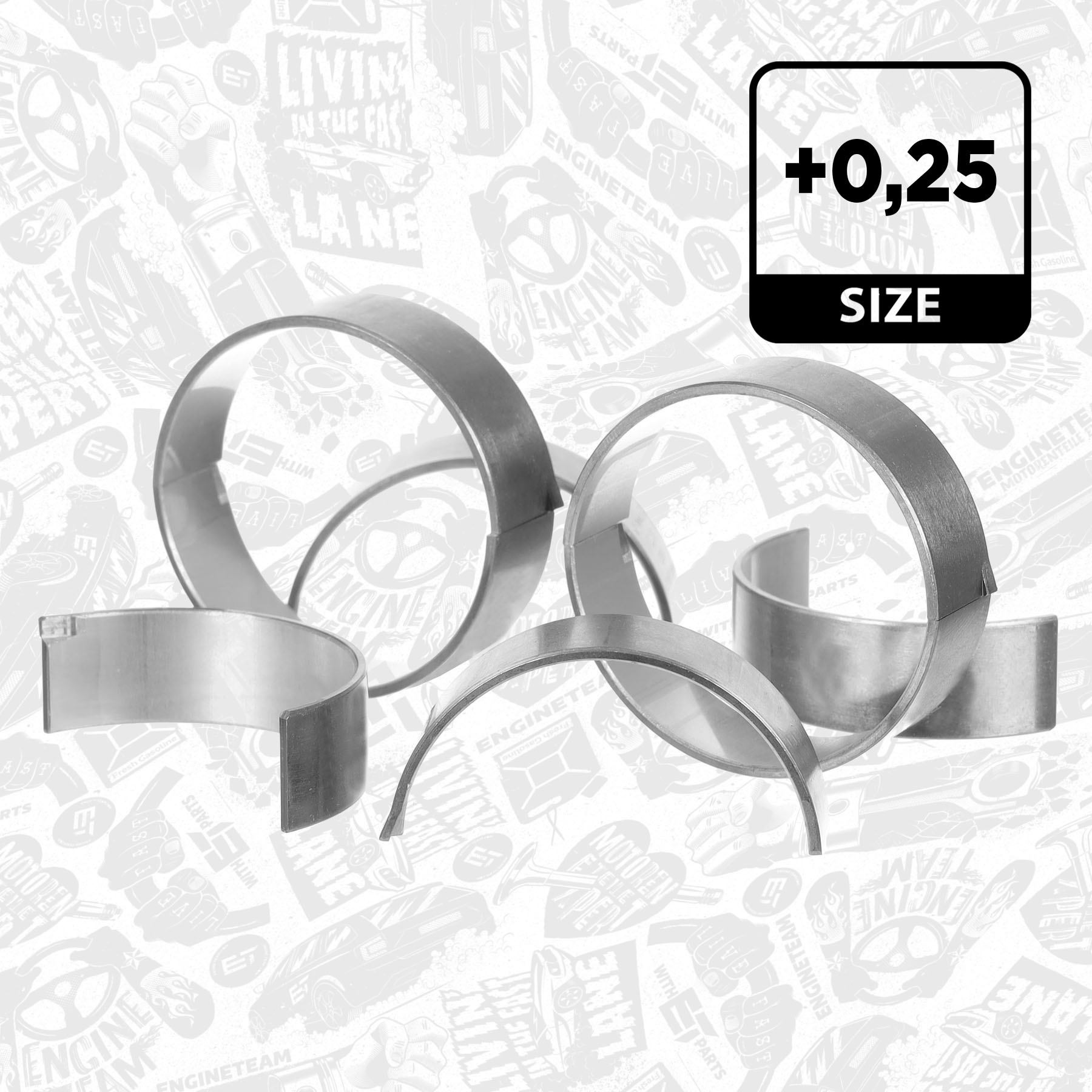 Connecting Rod Bearing Set - LP007425 ET ENGINETEAM - 55568532, 6221160 ...