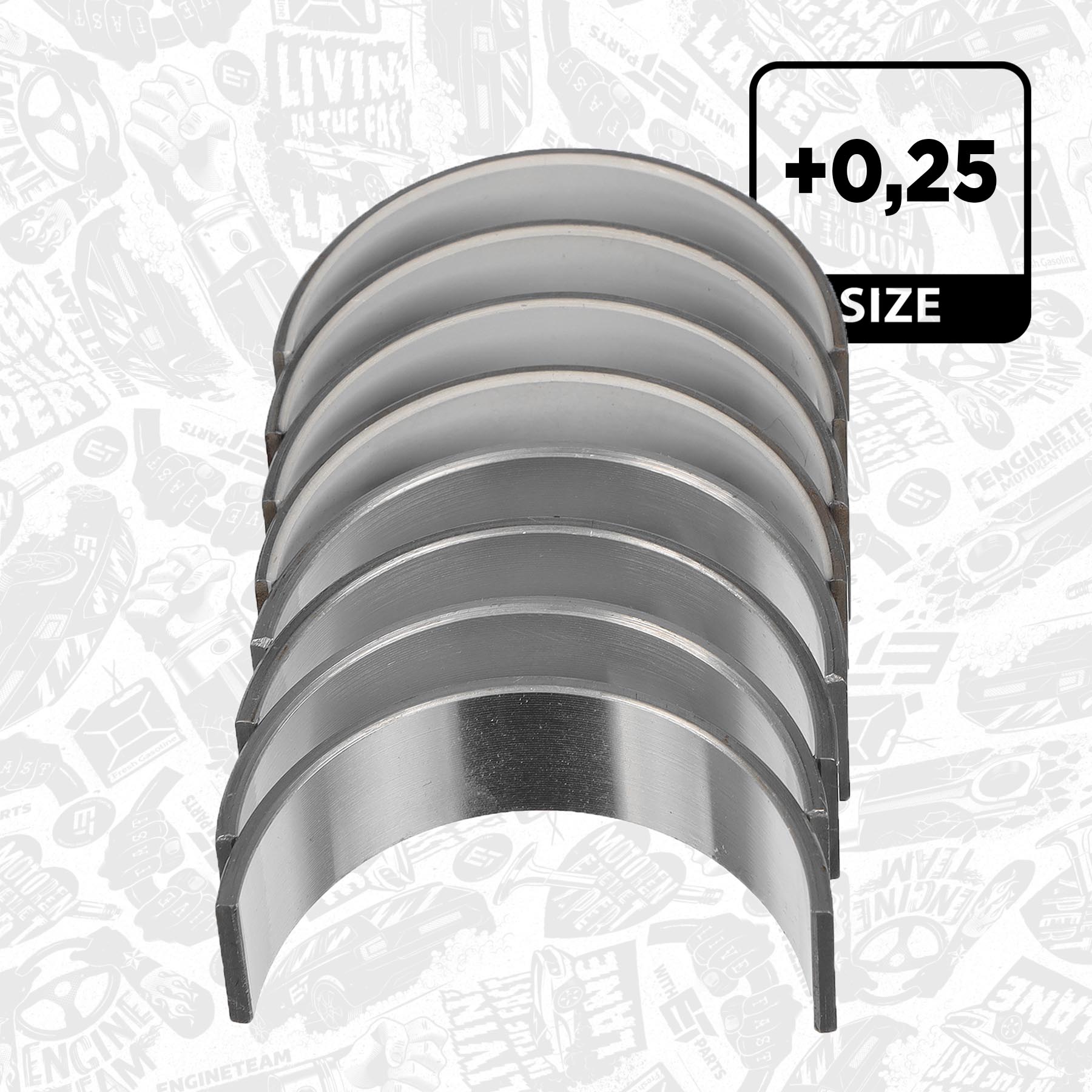 Connecting Rod Bearing Shell Set - LP008325 ET ENGINETEAM | ET ENGINETEAM