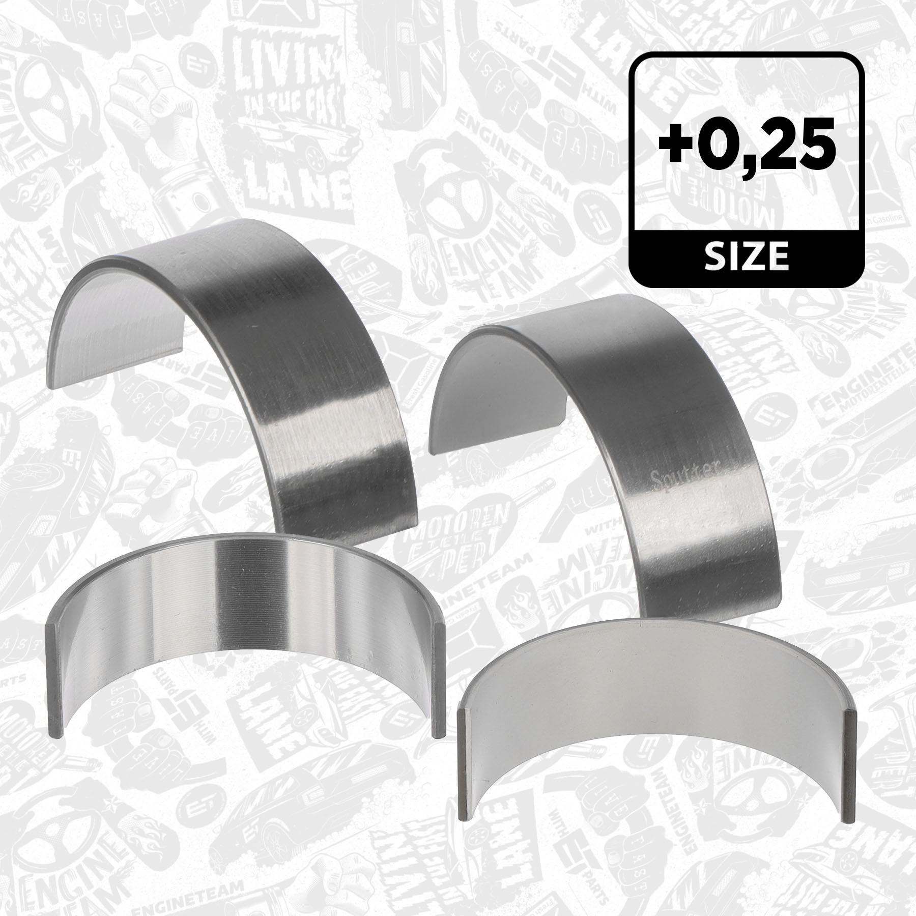 Connecting Rod Bearing Shell Set - LP008325 ET ENGINETEAM | ET ENGINETEAM