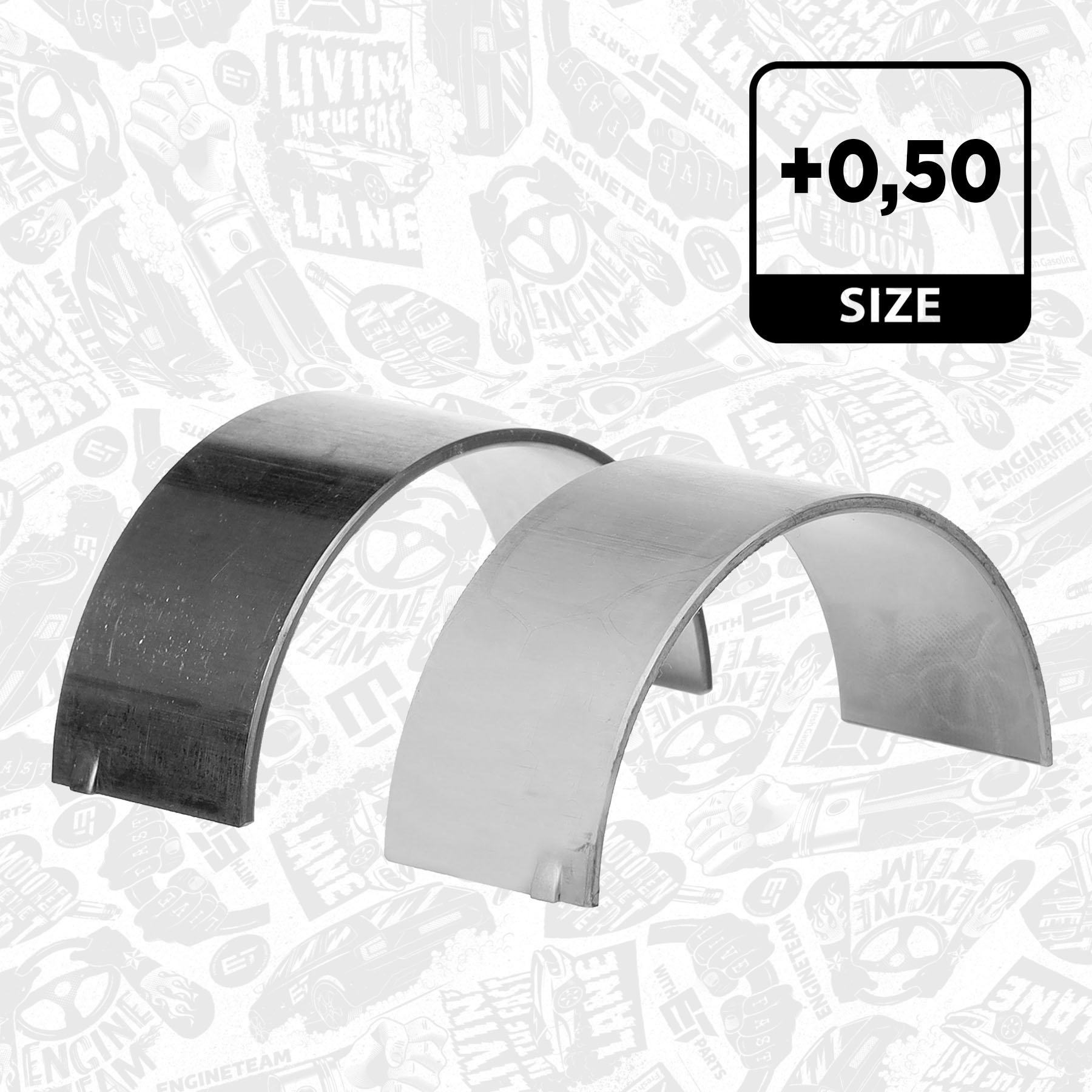 Connecting Rod Bearing Shell Set - LP008450 ET ENGINETEAM | ET ENGINETEAM