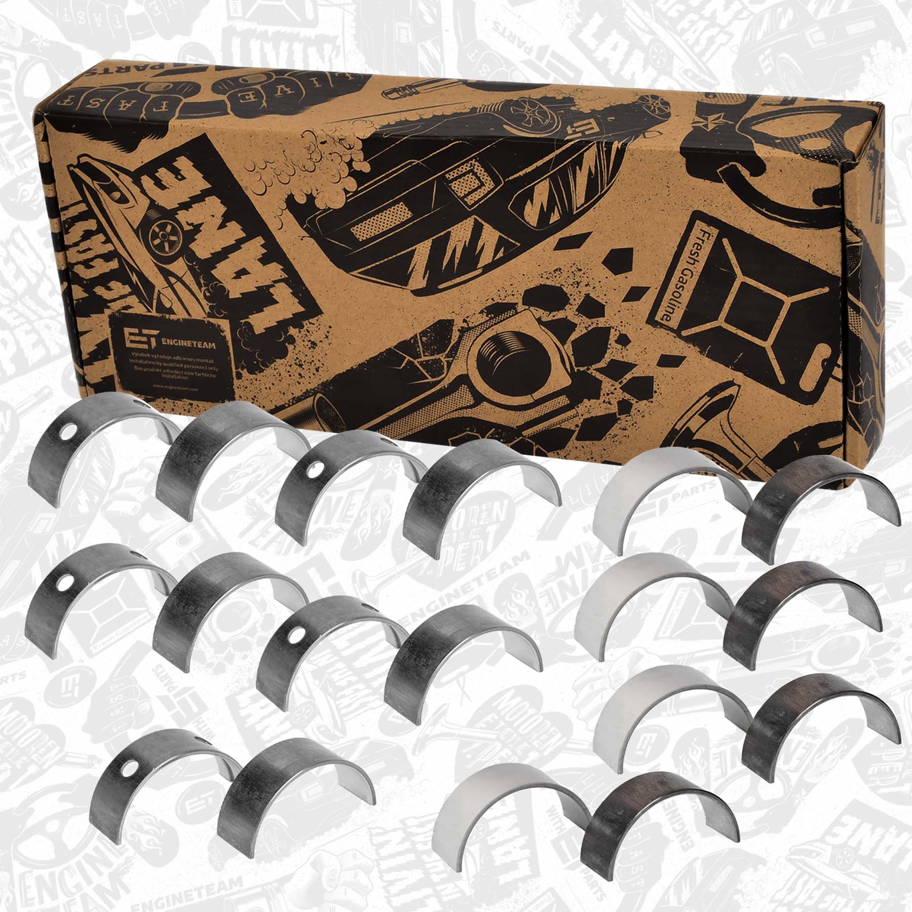 Bearing set - LX000400 ET ENGINETEAM - 8200019804, 8200019842 ...