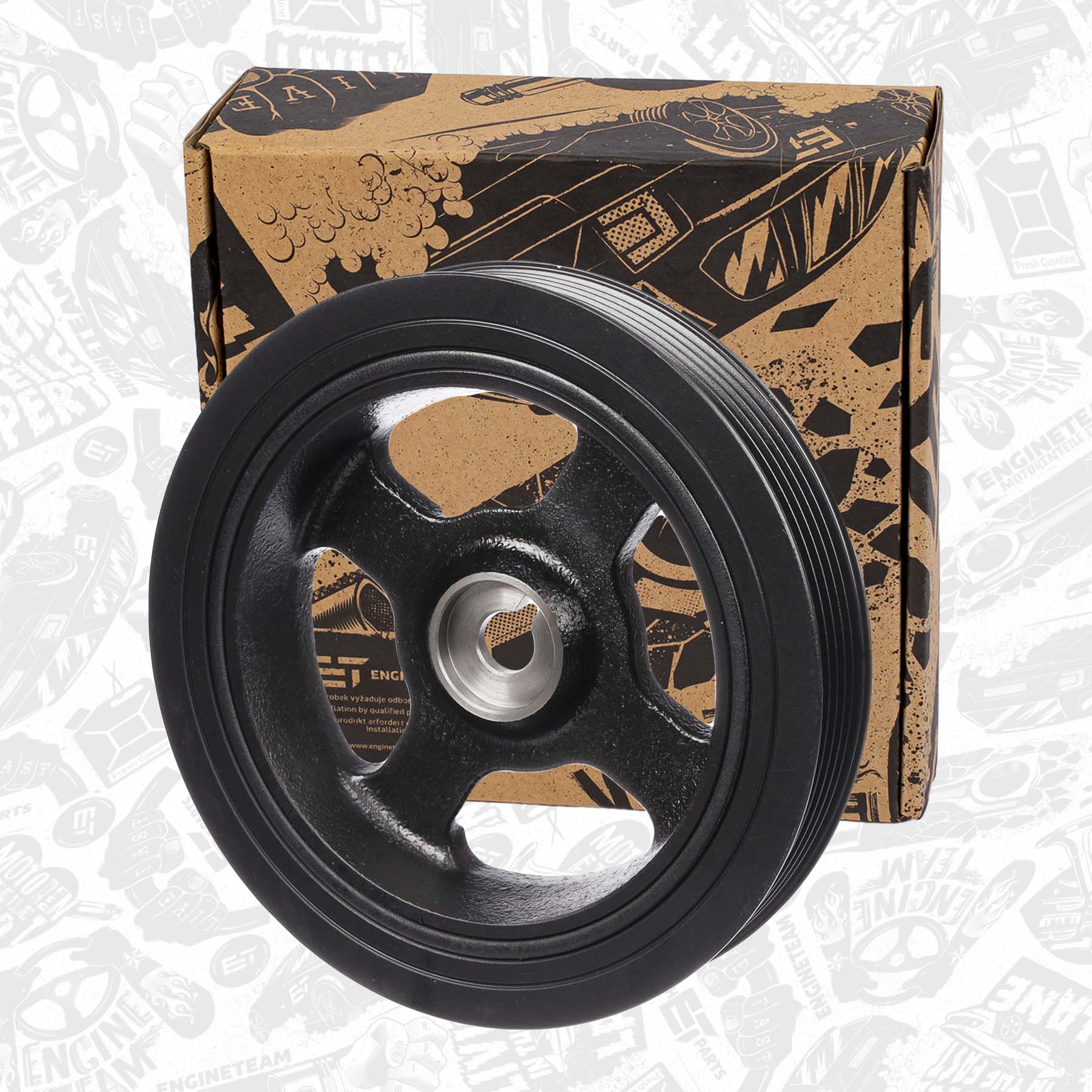 Belt Pulley, crankshaft - PC0016 ET ENGINETEAM - 231242B000, 23124 ...