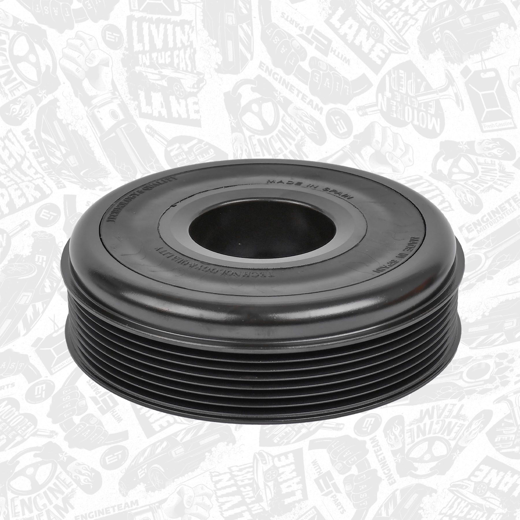 Belt Pulley, crankshaft - PC0017 ET ENGINETEAM - 8200805671, 93168039 ...