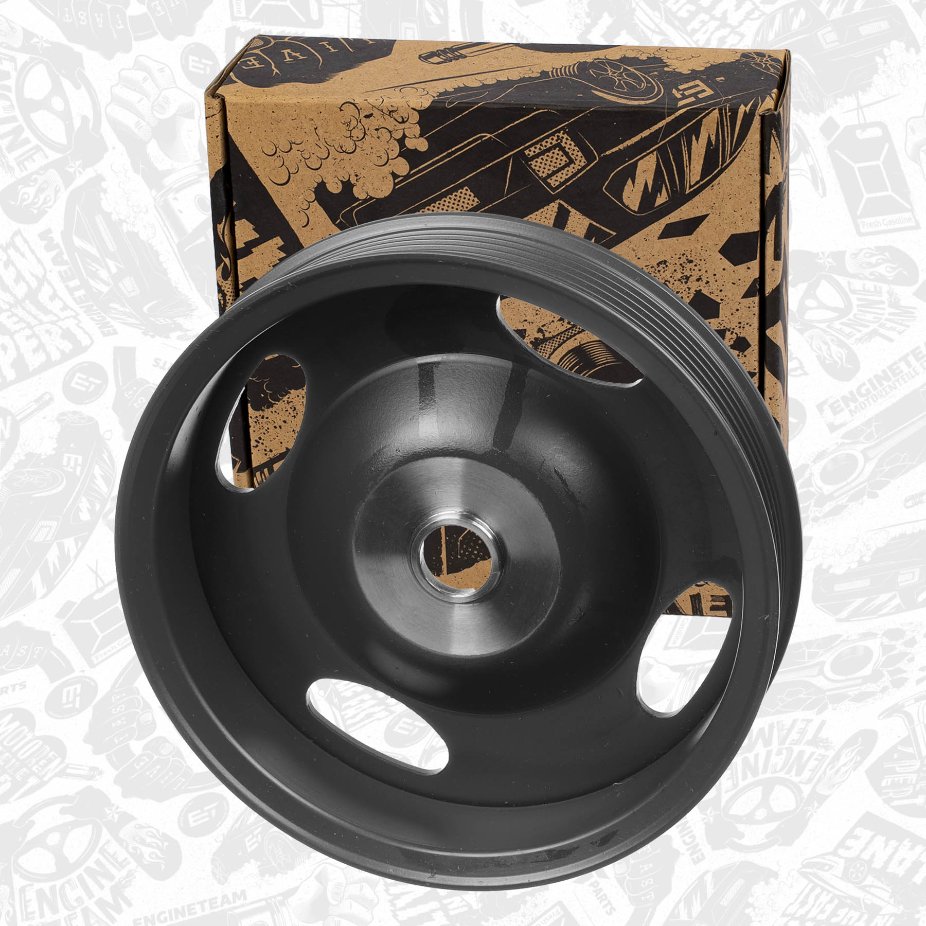 Belt Pulley, crankshaft - PC0018 ET ENGINETEAM - 03D105255D, 03C105255A ...
