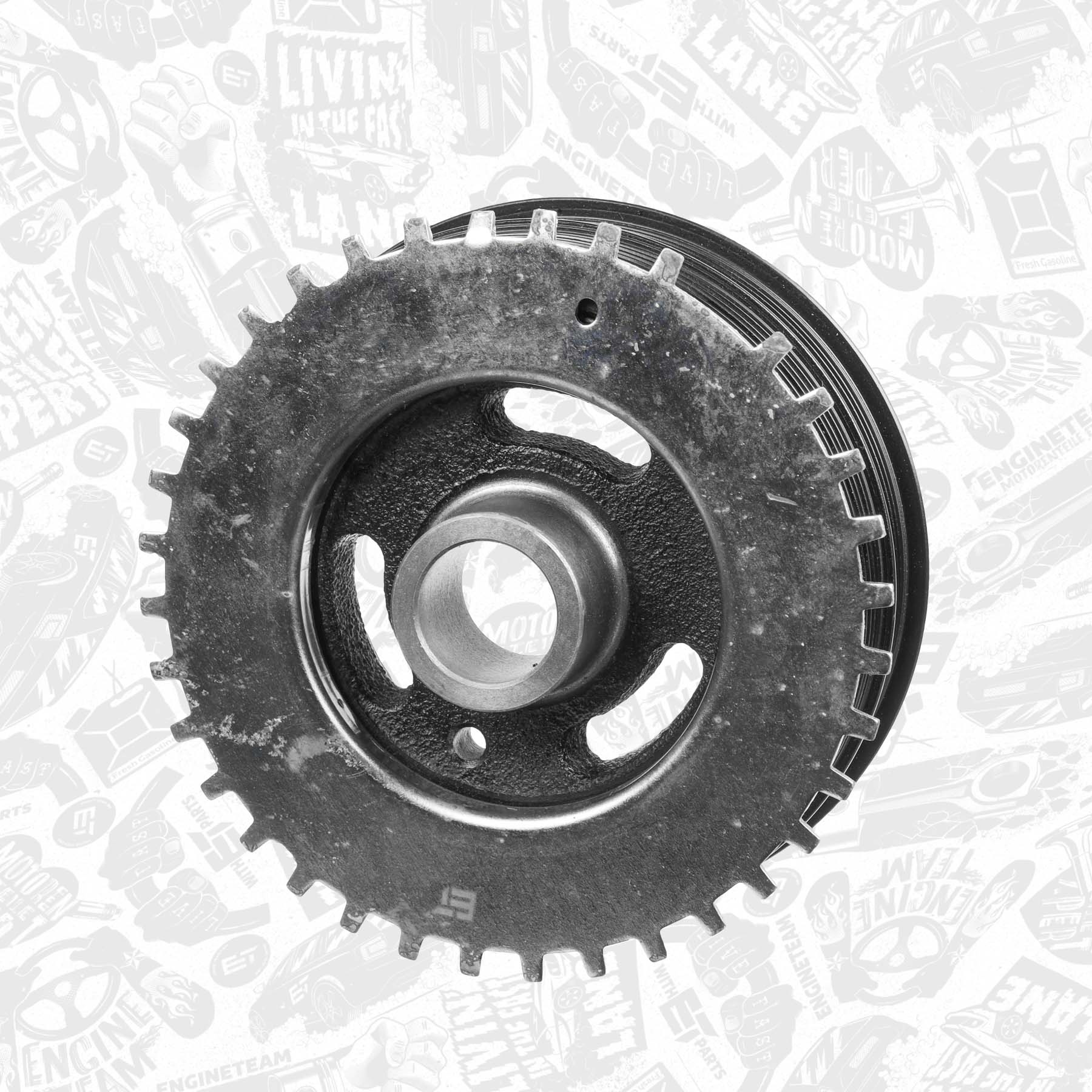 Belt Pulley, crankshaft - PC0019 ET ENGINETEAM - 1251672, 1332899 ...