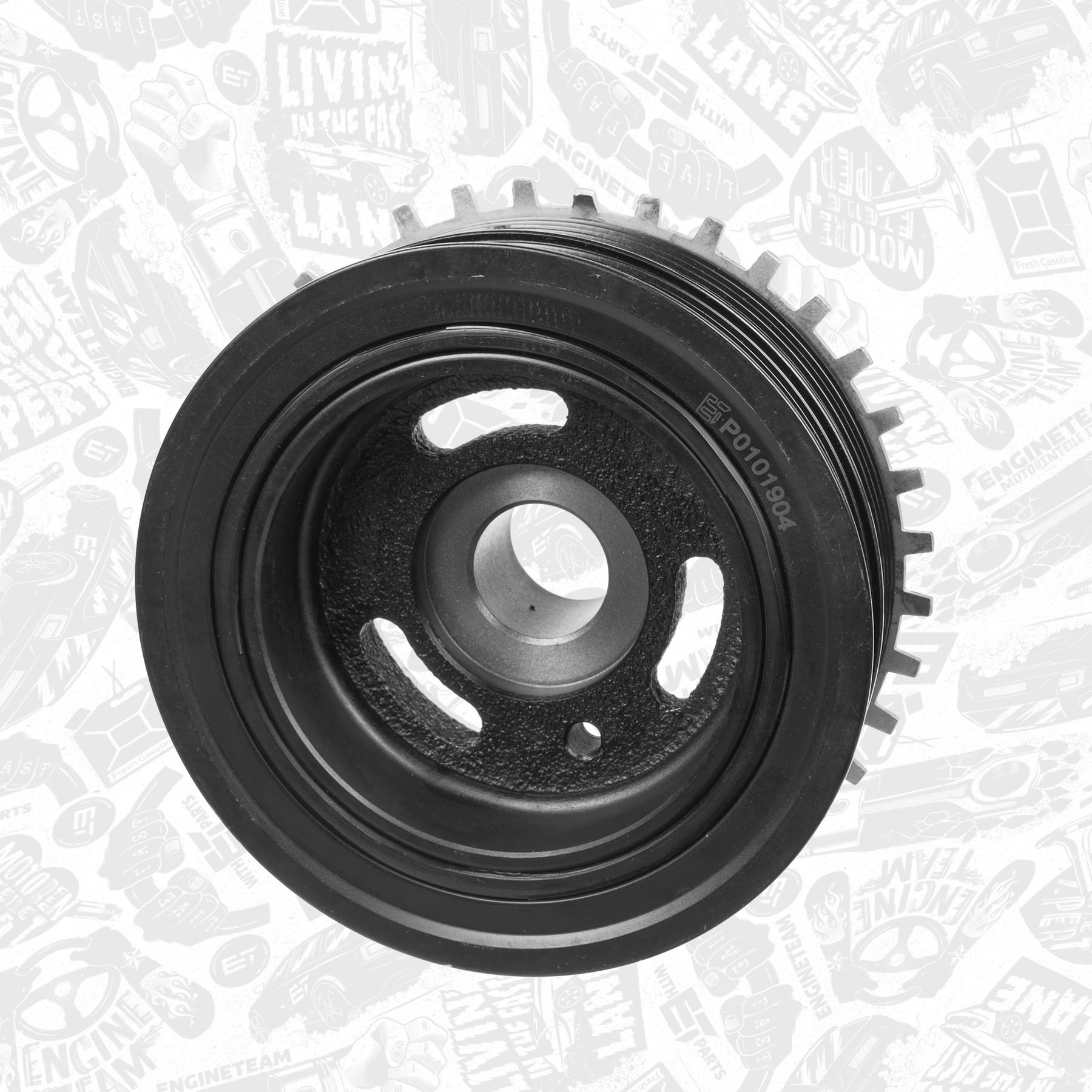 Belt Pulley, crankshaft - PC0019 ET ENGINETEAM - 1251672, 1332899 ...